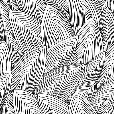 Seamless, Vector, Abstract, Contour Pattern Stock Vector - Illustration ...