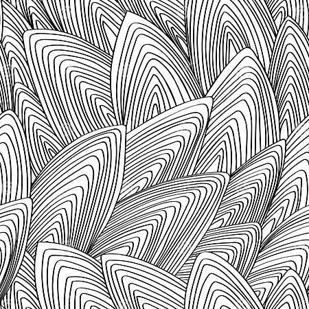 Seamless, Vector, Abstract, Contour Pattern Stock Vector - Illustration ...