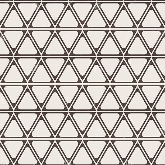 Seamless Vector Abstract Geometric Pattern of Triangles Stock Vector ...