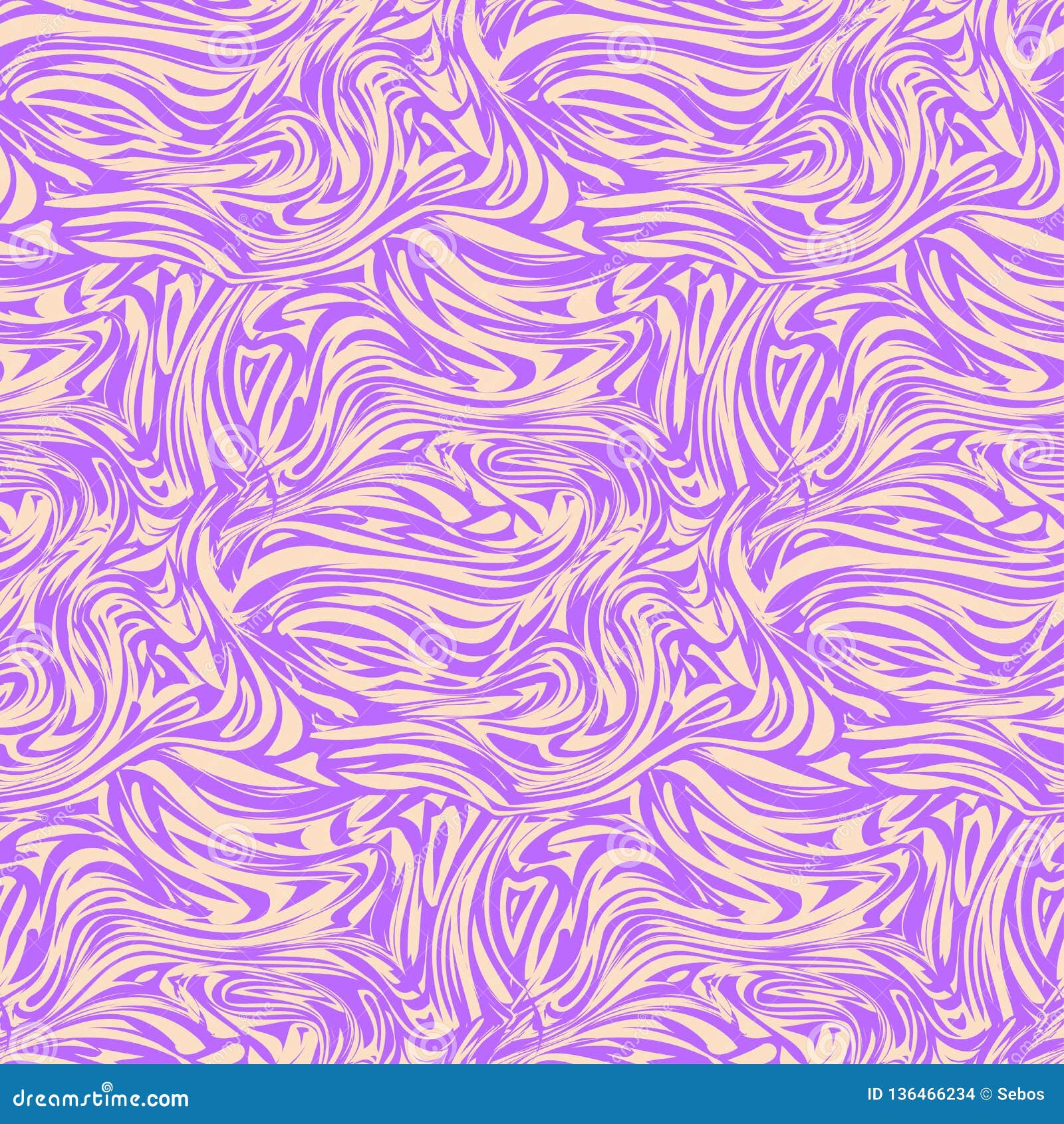 Seamless Vector Abstract Marble Pattern. Ebru Art. Trendy Textile ...