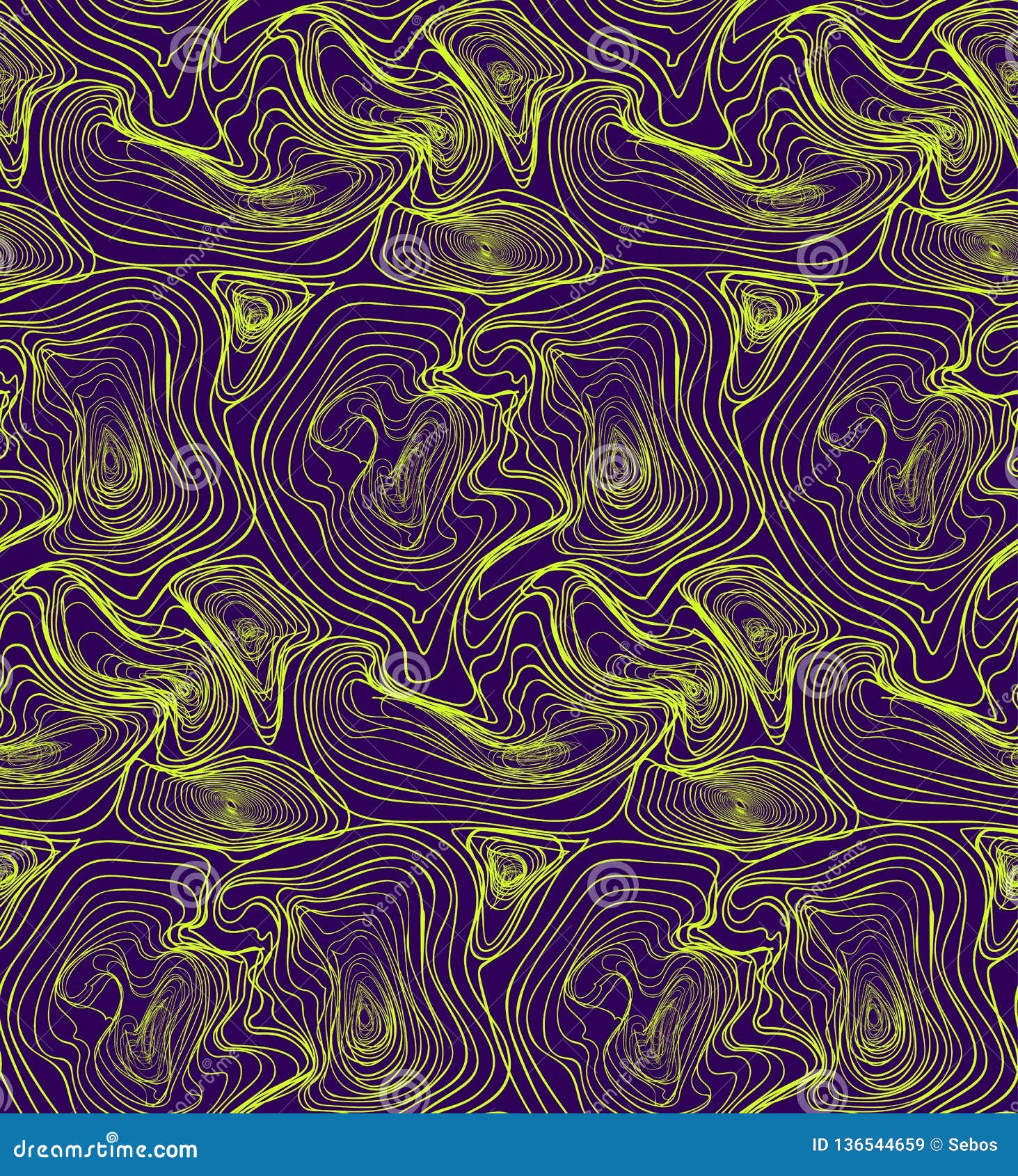 Seamless Vector Abstract Marble Pattern. Ebru Art. Trendy Textile ...