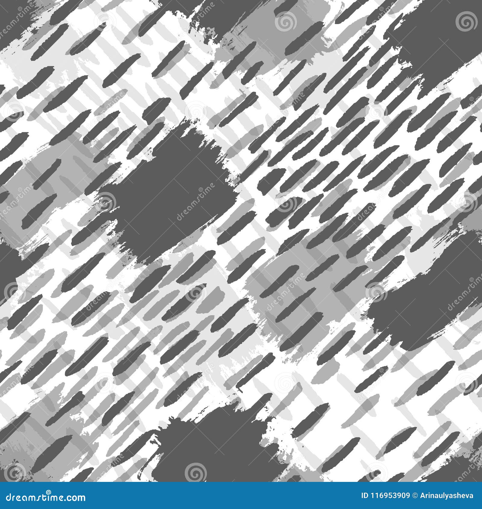 Seamless Vector Abstract Pattern with Brush Strokes,dynamic Upward ...