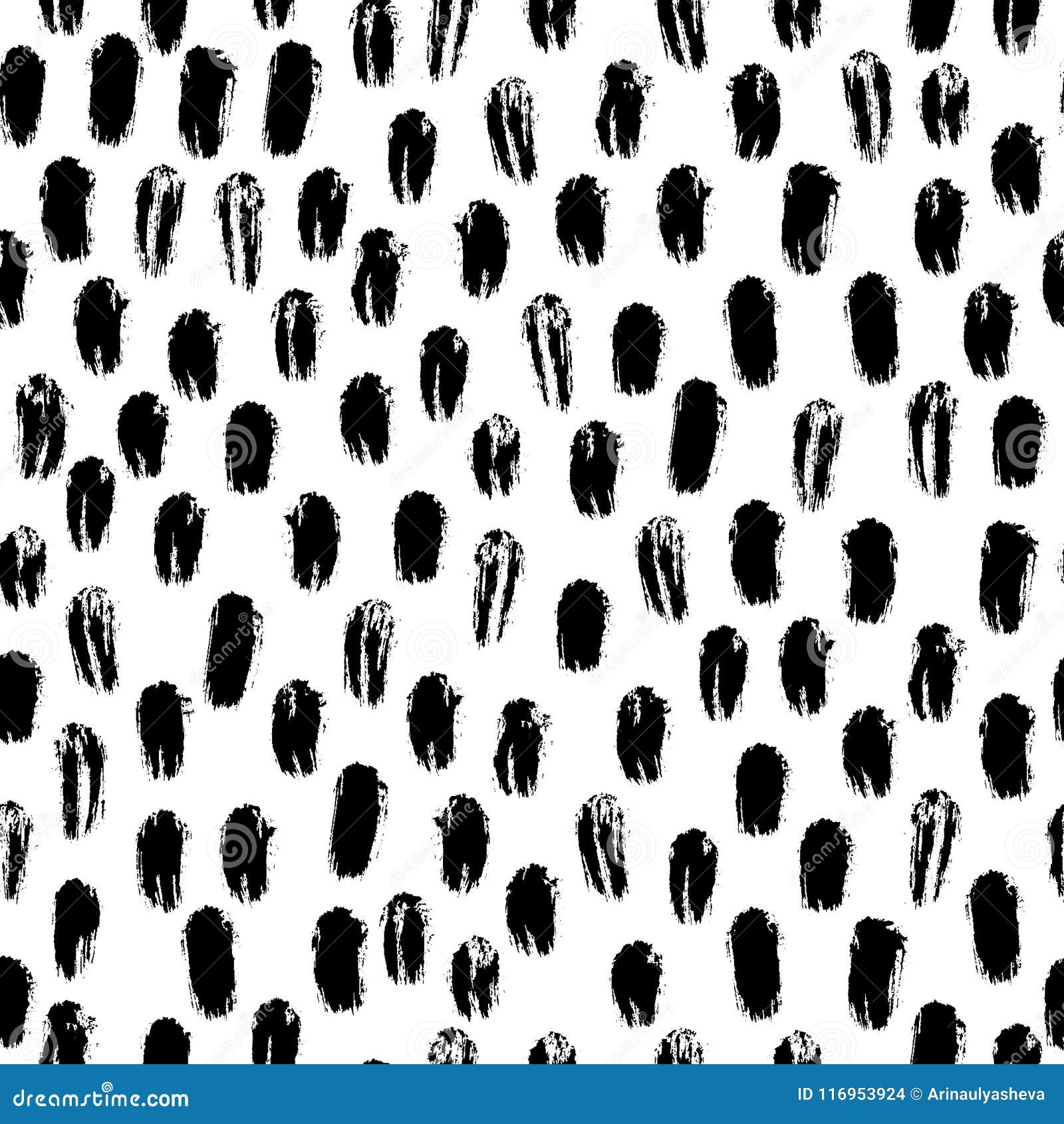 Seamless Vector Abstract Pattern with Brush Strokes,Static Vertical ...