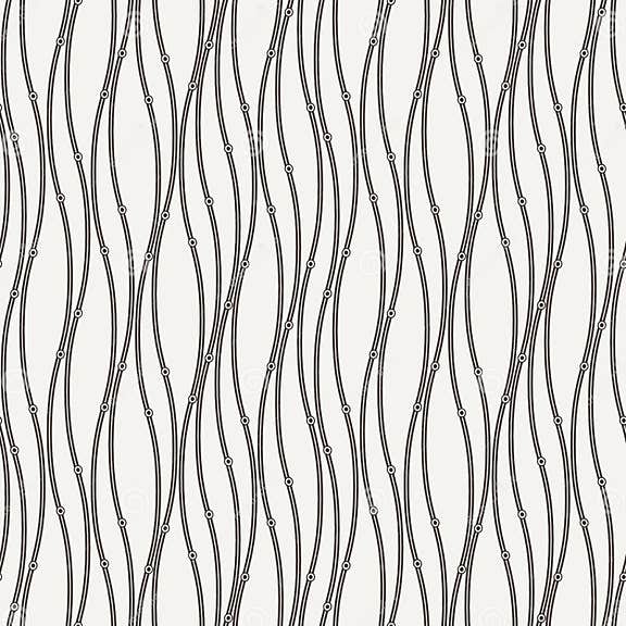 Seamless Vector Abstract Pattern of Curled Lines Stock Vector ...