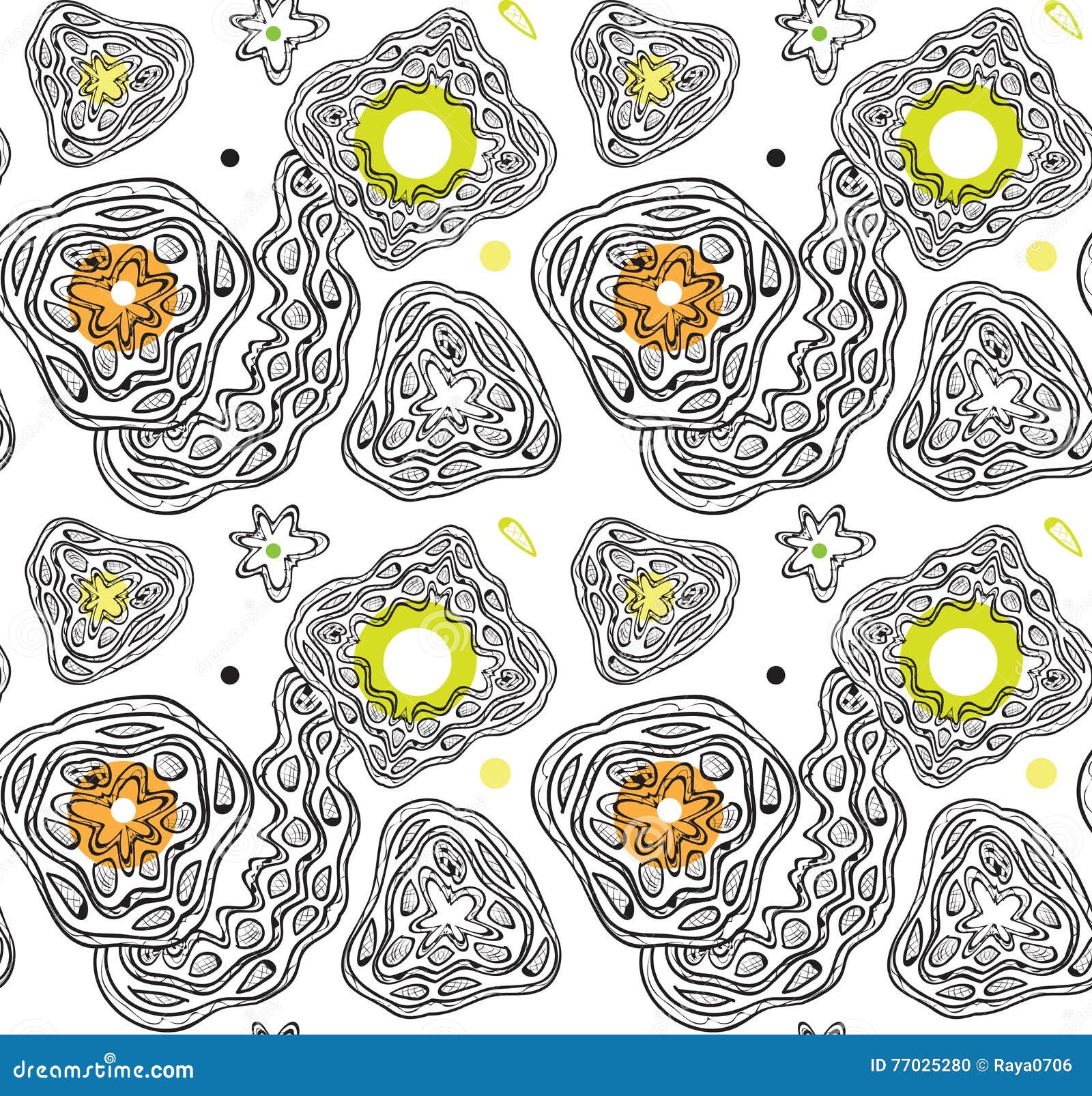 Seamless Vector Abstract Pattern. Stock Vector - Illustration of ...