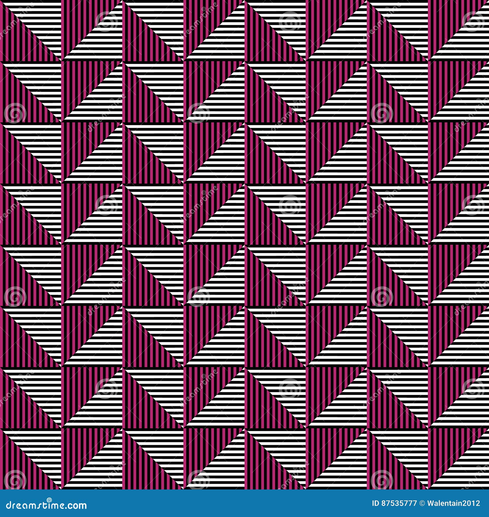 Seamless Vector Abstract Pattern. Symmetrical Geometric Repeating ...