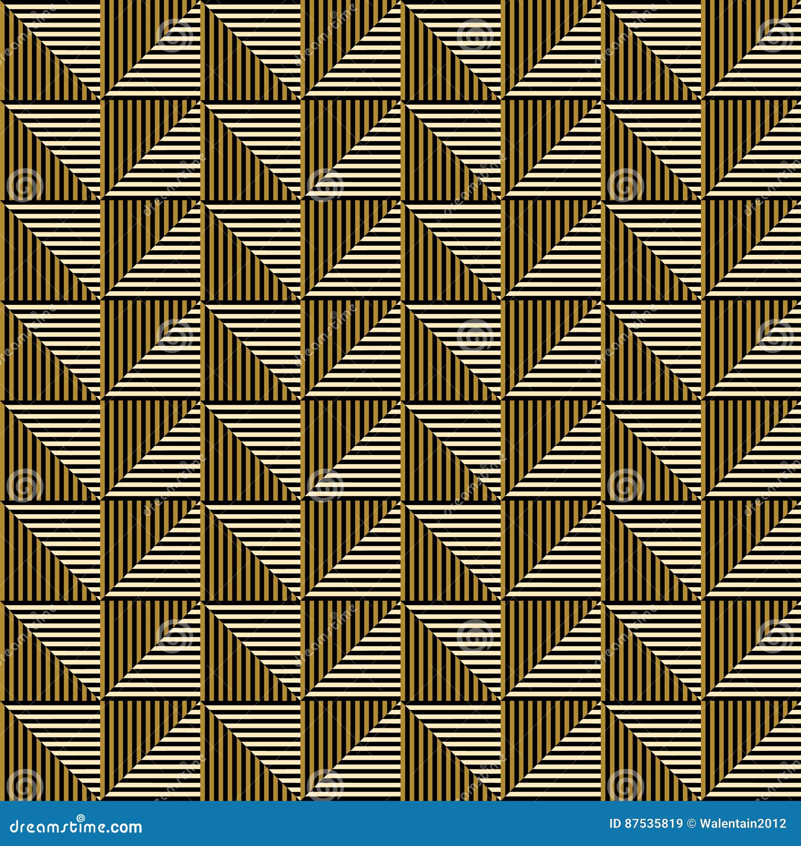 Seamless Vector Abstract Pattern. Symmetrical Geometric Repeating ...