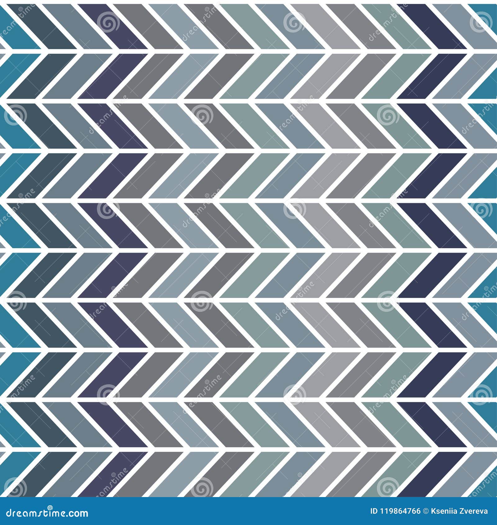 Seamless Vector Abstract Retro 60s Ribs Cold Pattern Stock Vector ...