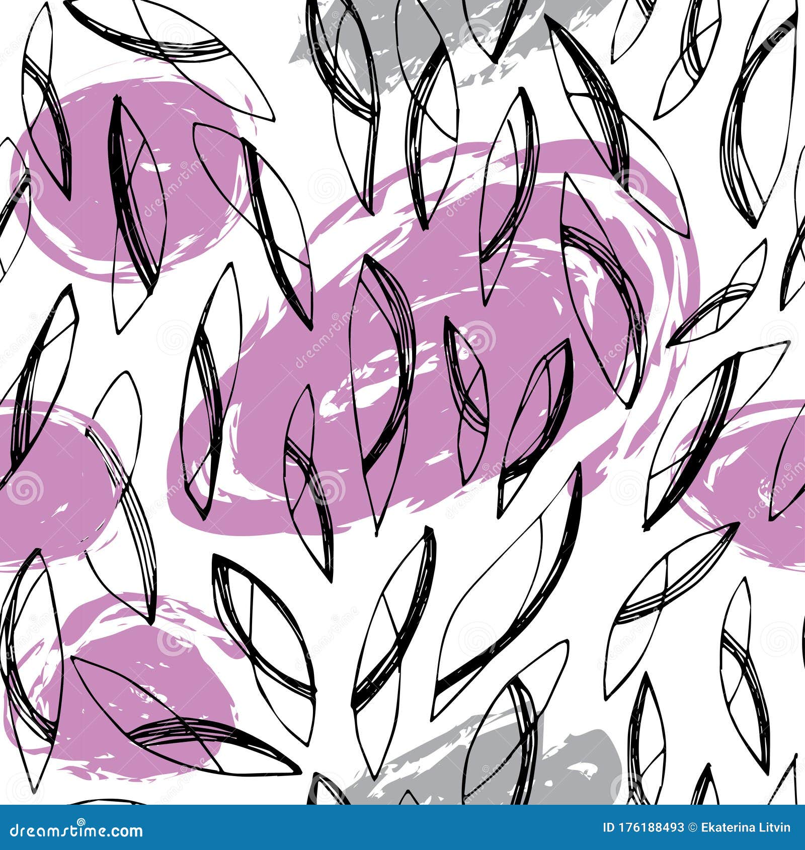 Seamless Vector Abstract Seeds Pattern Stock Vector - Illustration of ...