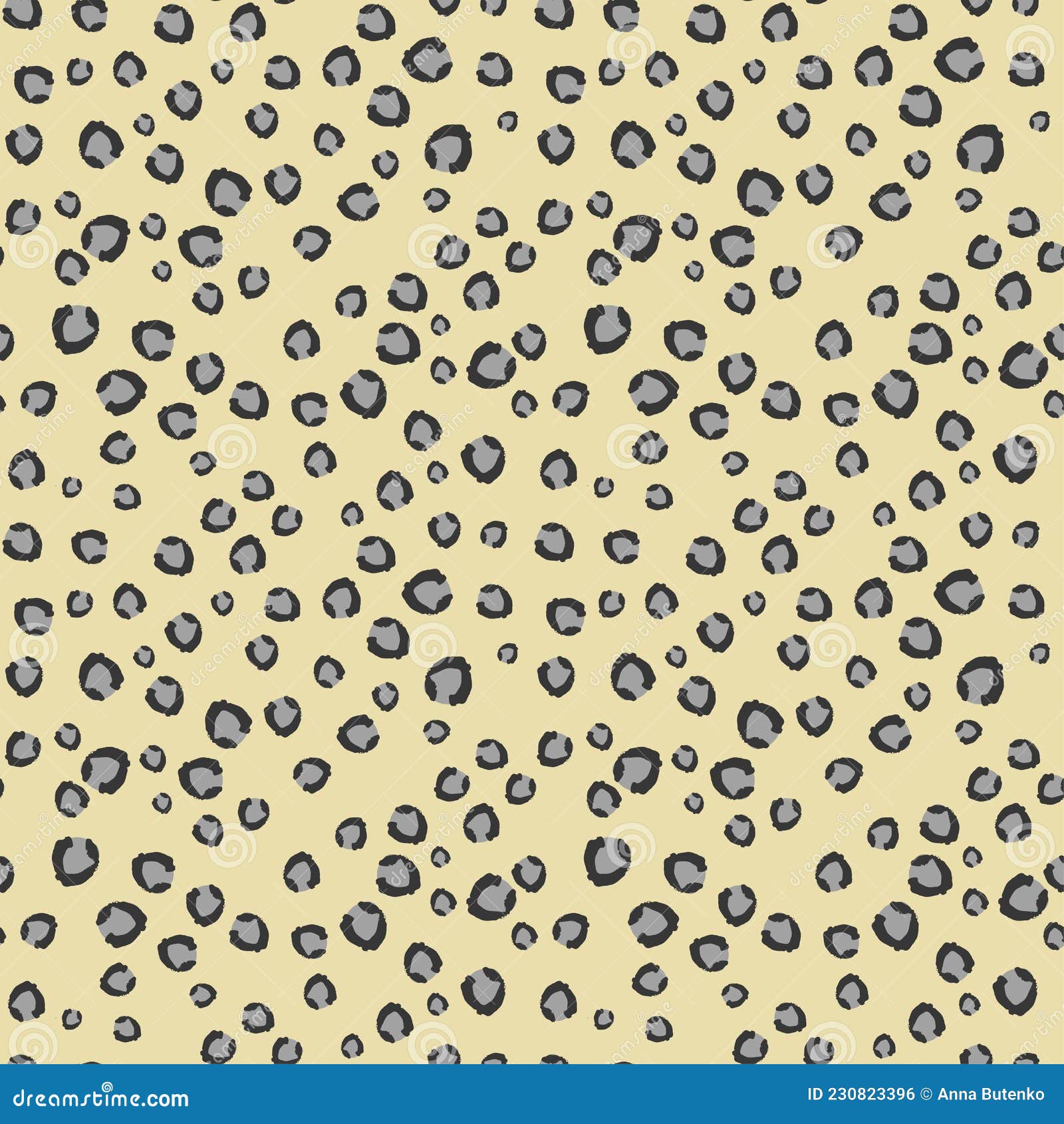 Seamless Vector Cheetah Pattern. Surface Design for Wallpaper, Textile ...