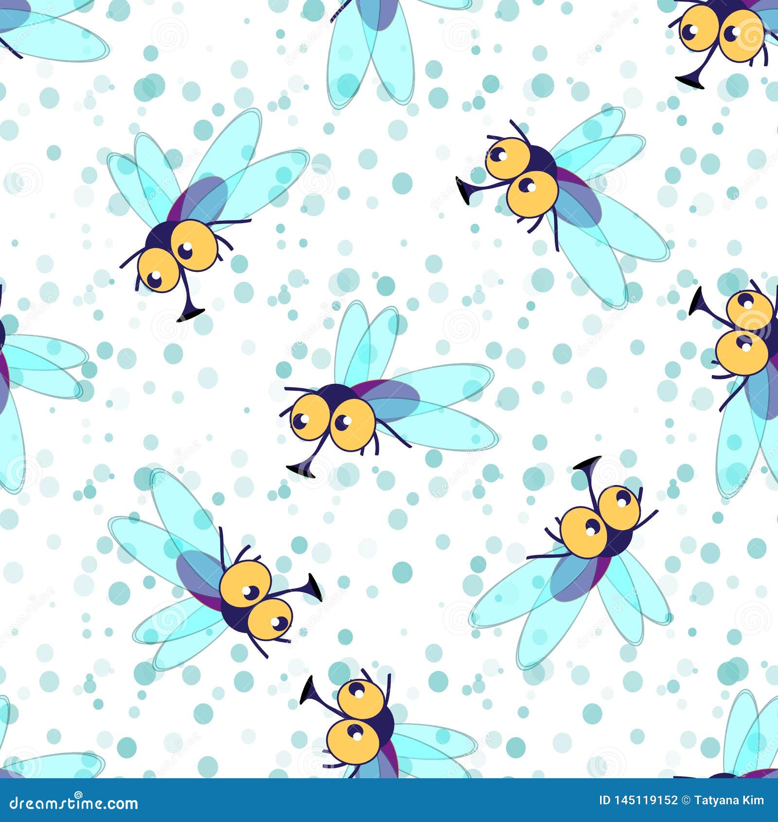 Set Of Cartoon Flies Stock Photography | CartoonDealer.com #11225810