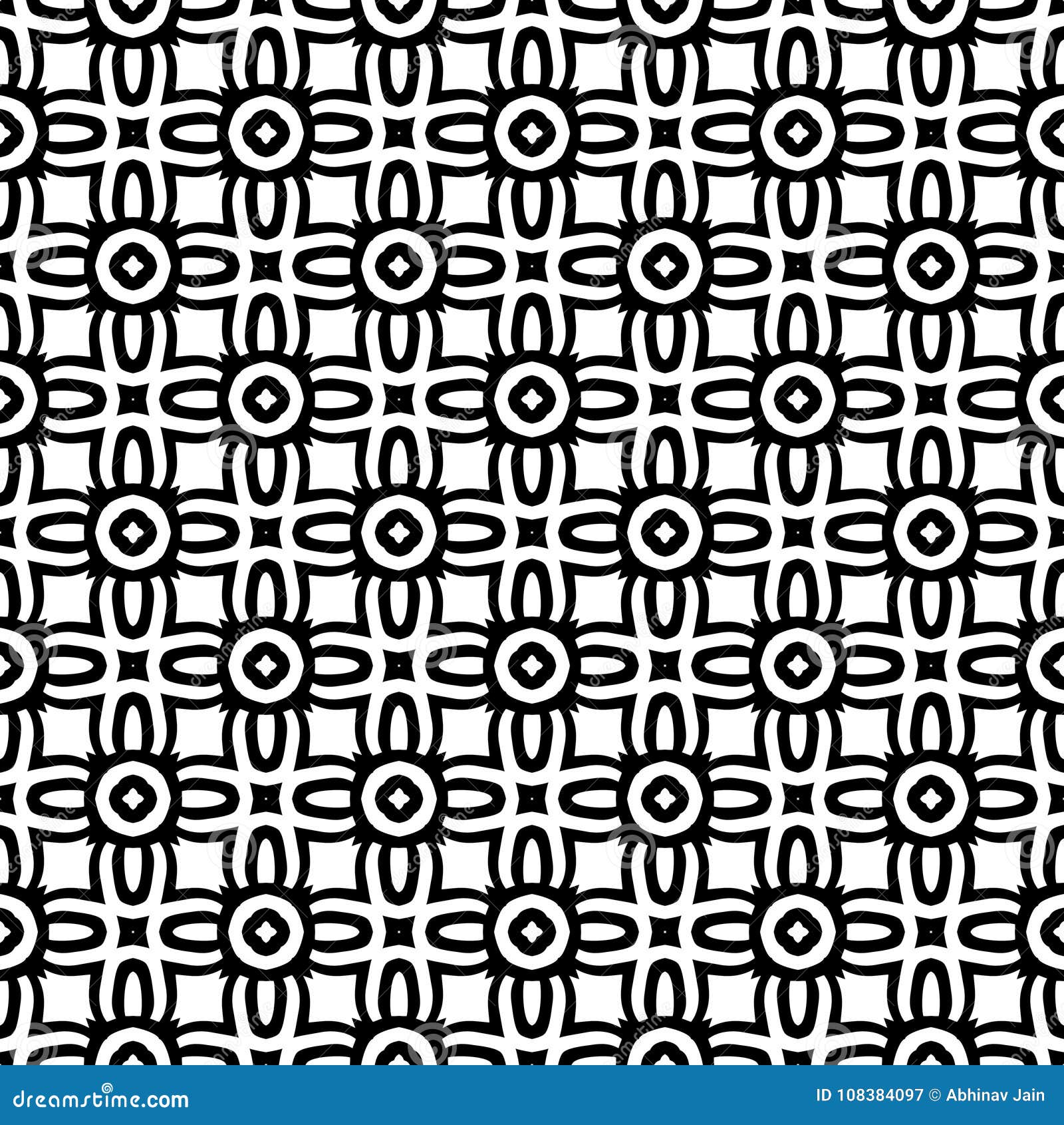Black N White Seamless Small Pattern Background Illustration Stock ...