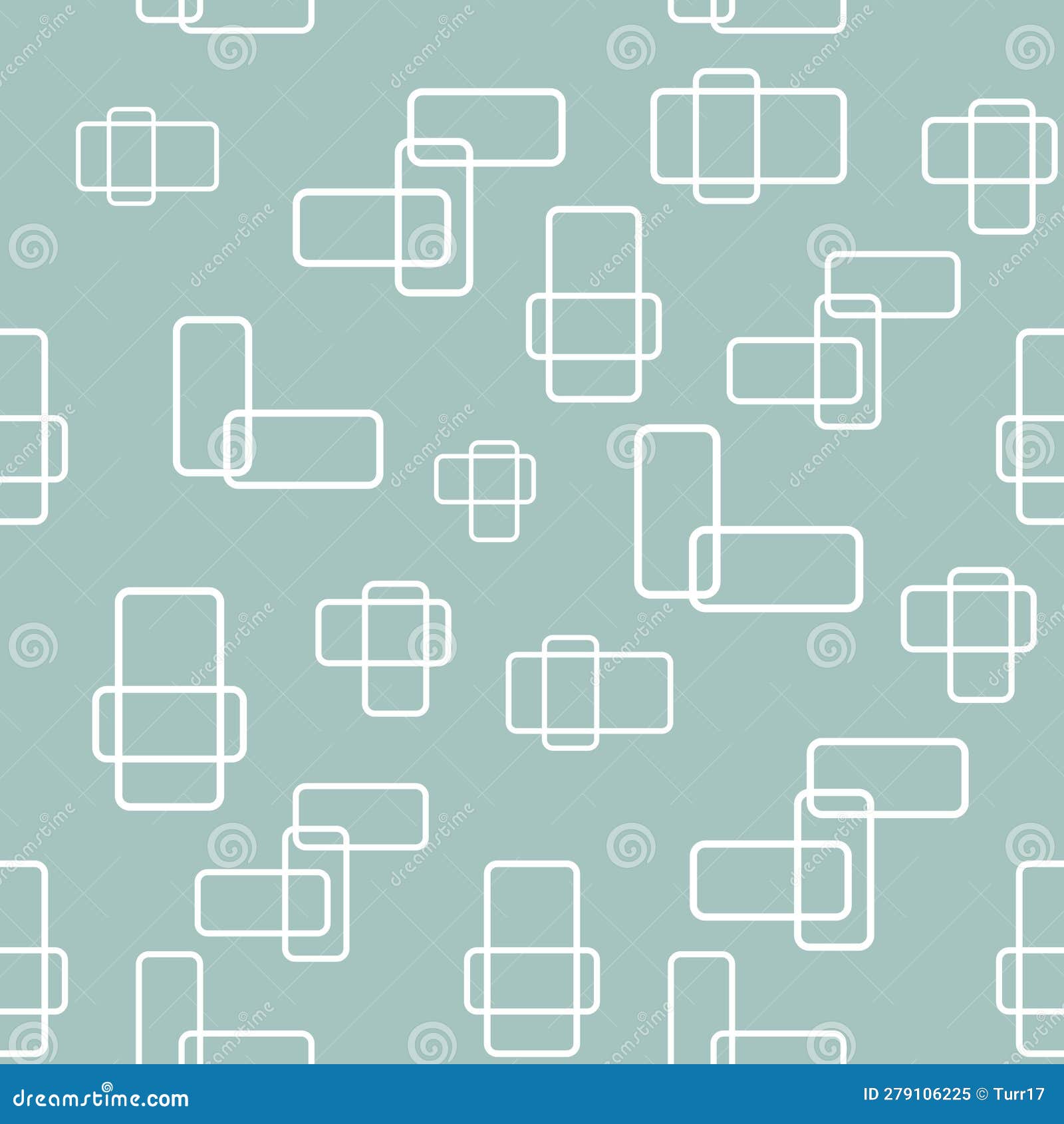 Seamless Vector Background. Pattern with Random Shapes Stock ...