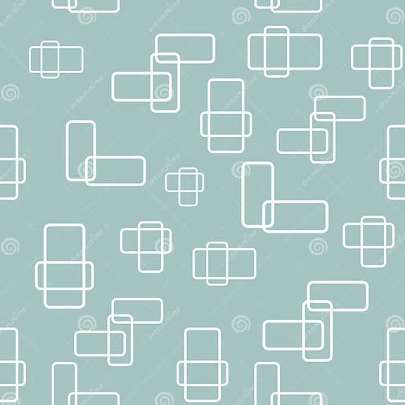 Seamless Vector Background. Pattern with Random Shapes Stock ...