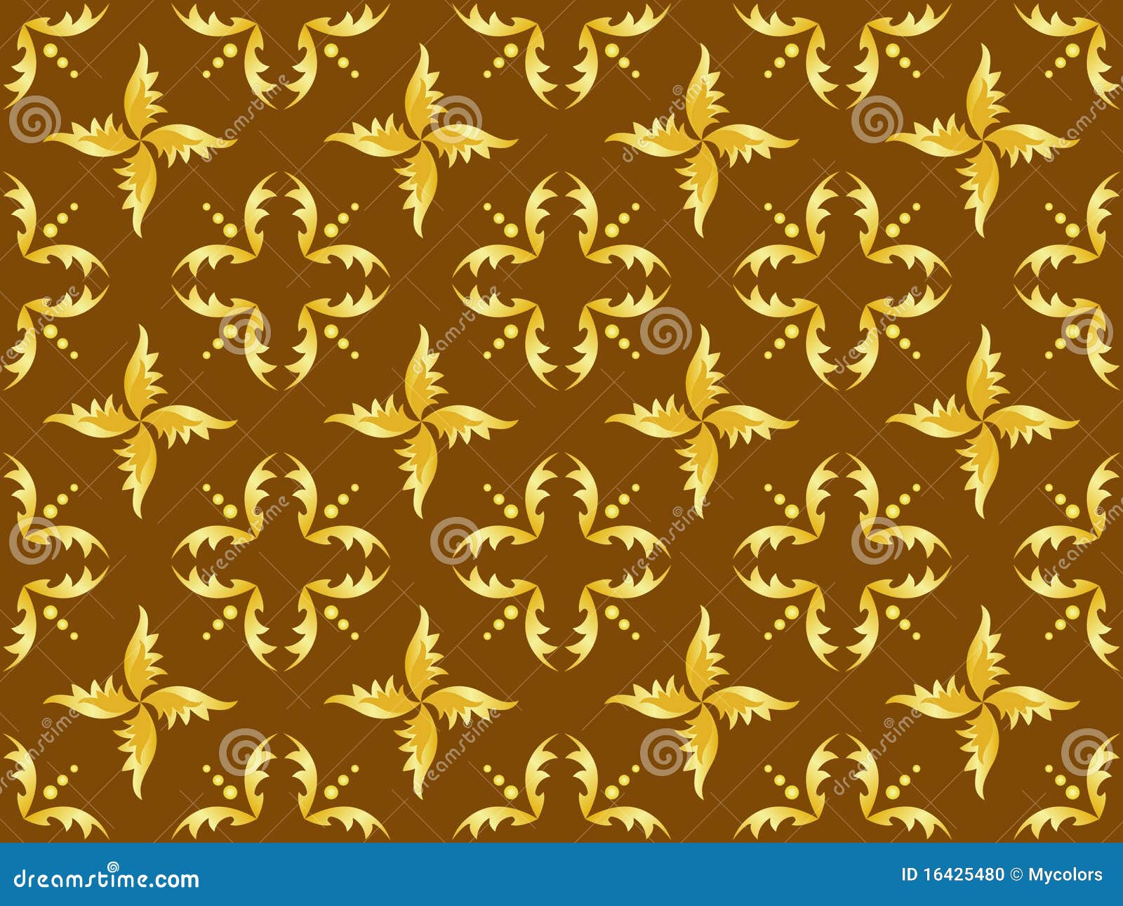 Seamless Vector Brown and Gold Texture Stock Vector - Illustration of ...
