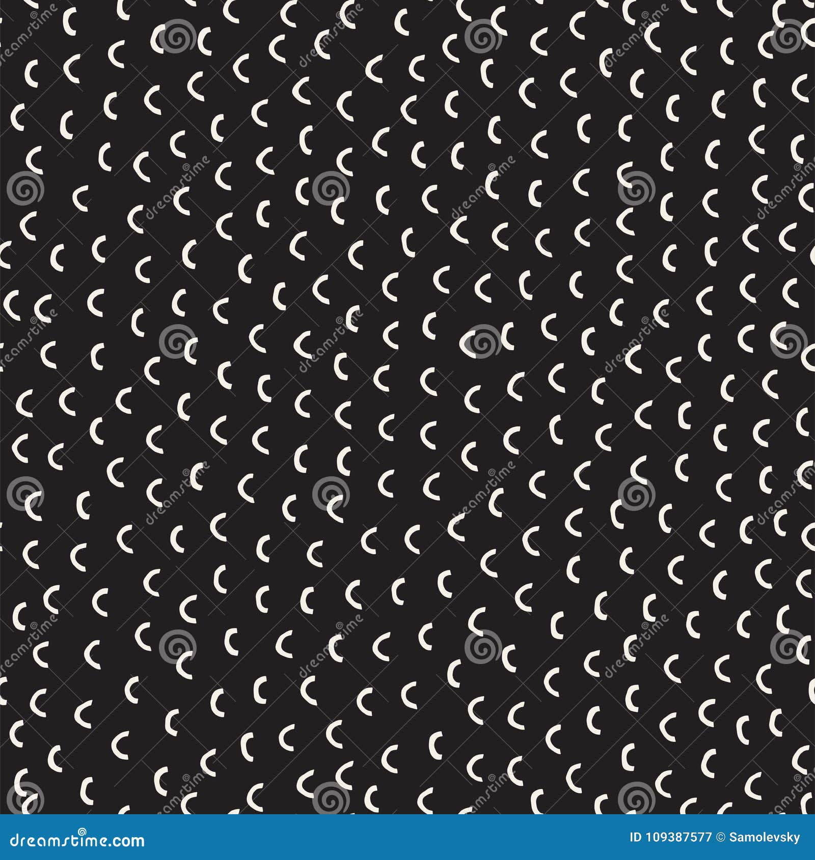 Seamless Vector Pattern. Randomly Scattered Geometric Shapes. Abstract ...