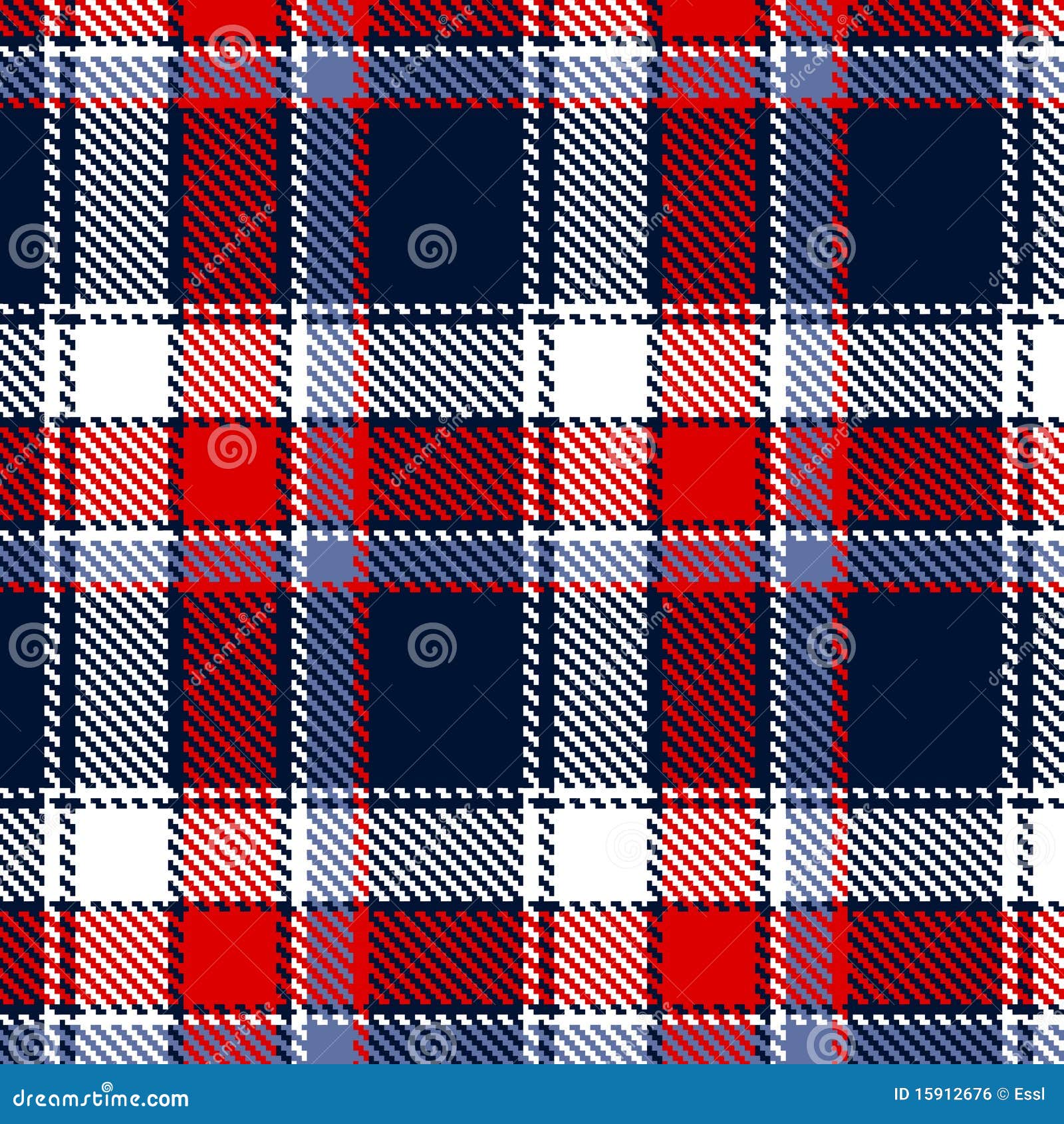 Seamless Vector Checkered Pattern Stock Vector - Illustration of ...