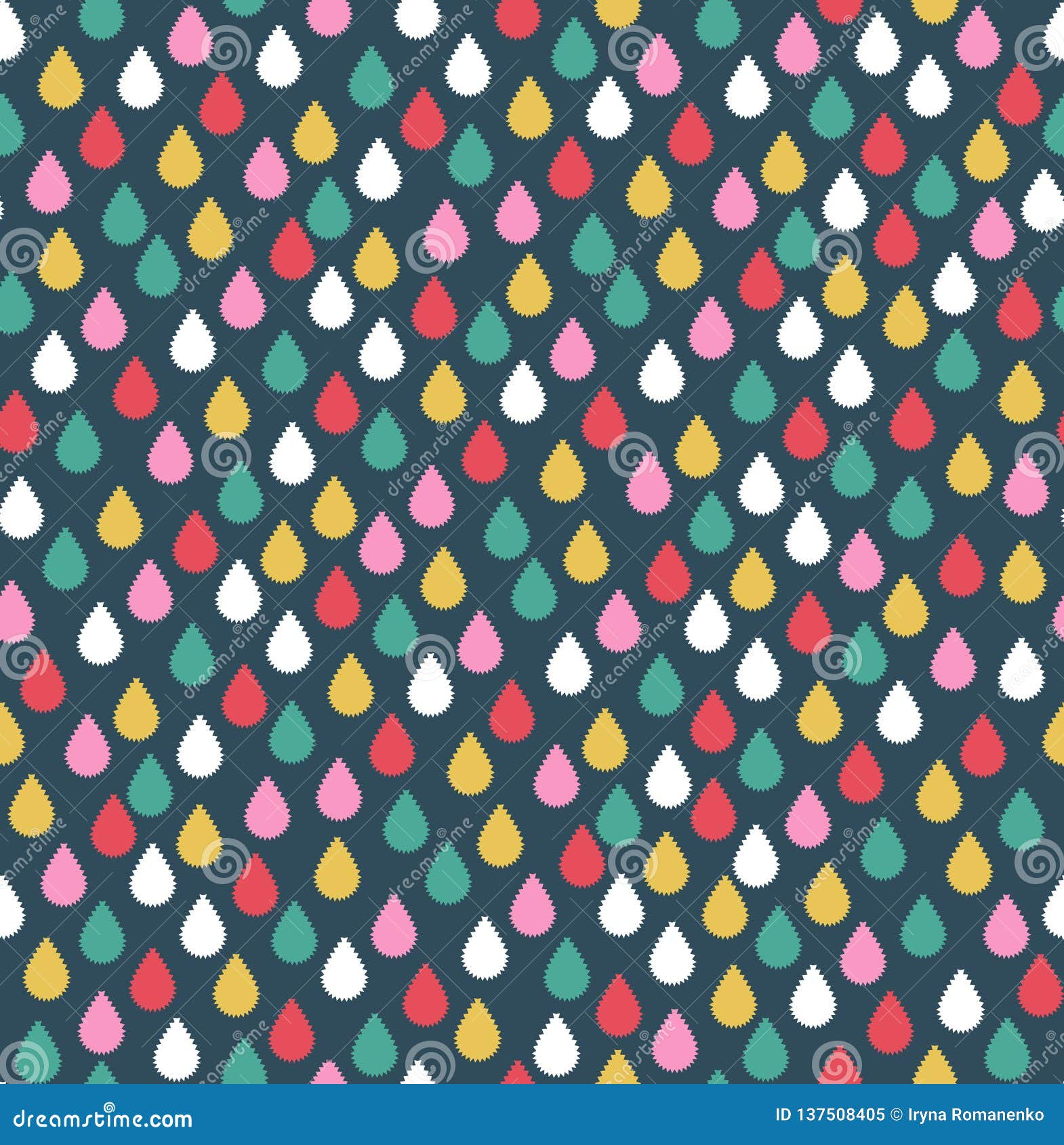 Seamless Vector Colorful Background. Randomly Stock Vector ...