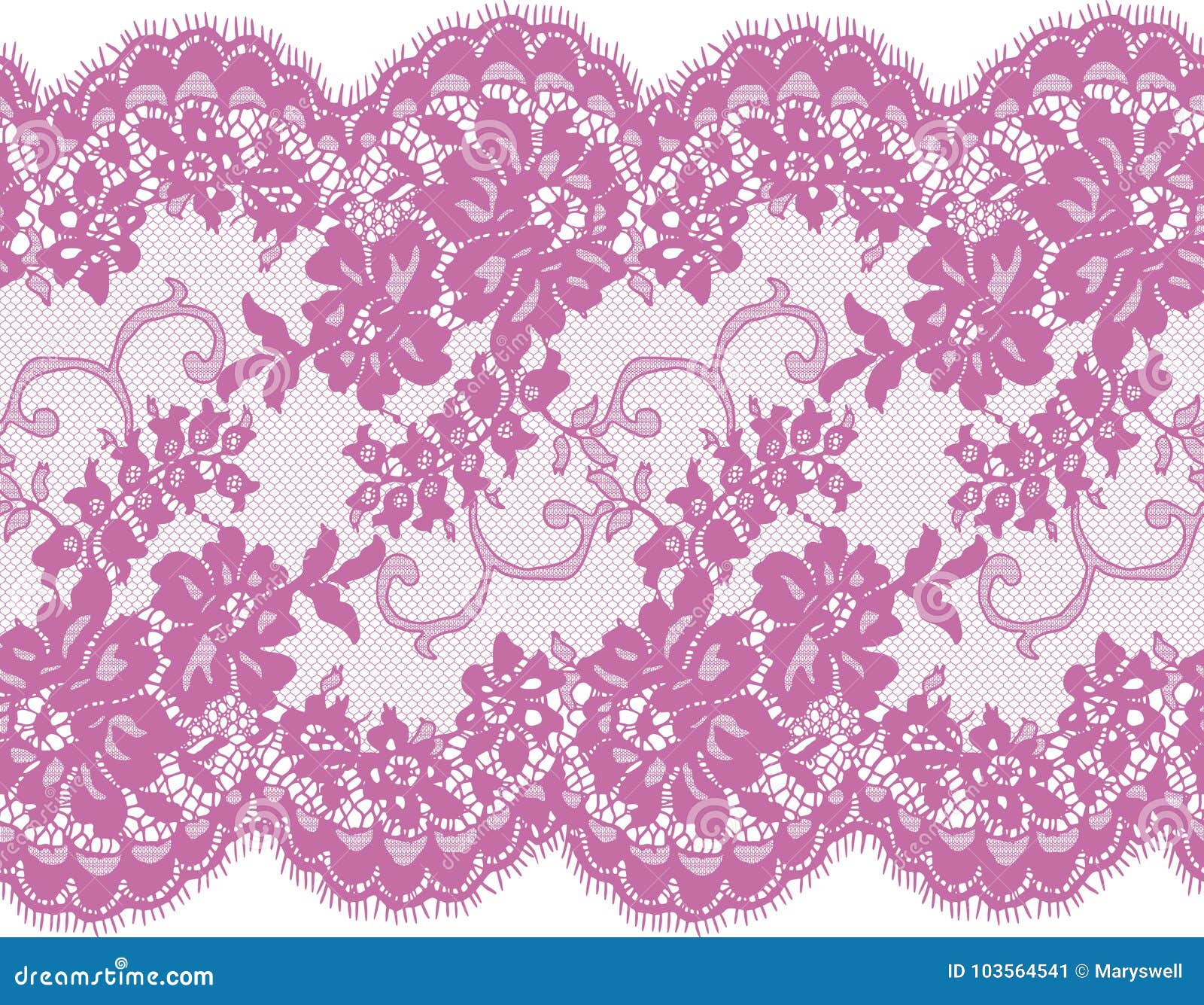 PrintSeamless Vector Pink Lace Stock Vector - Illustration of classic ...