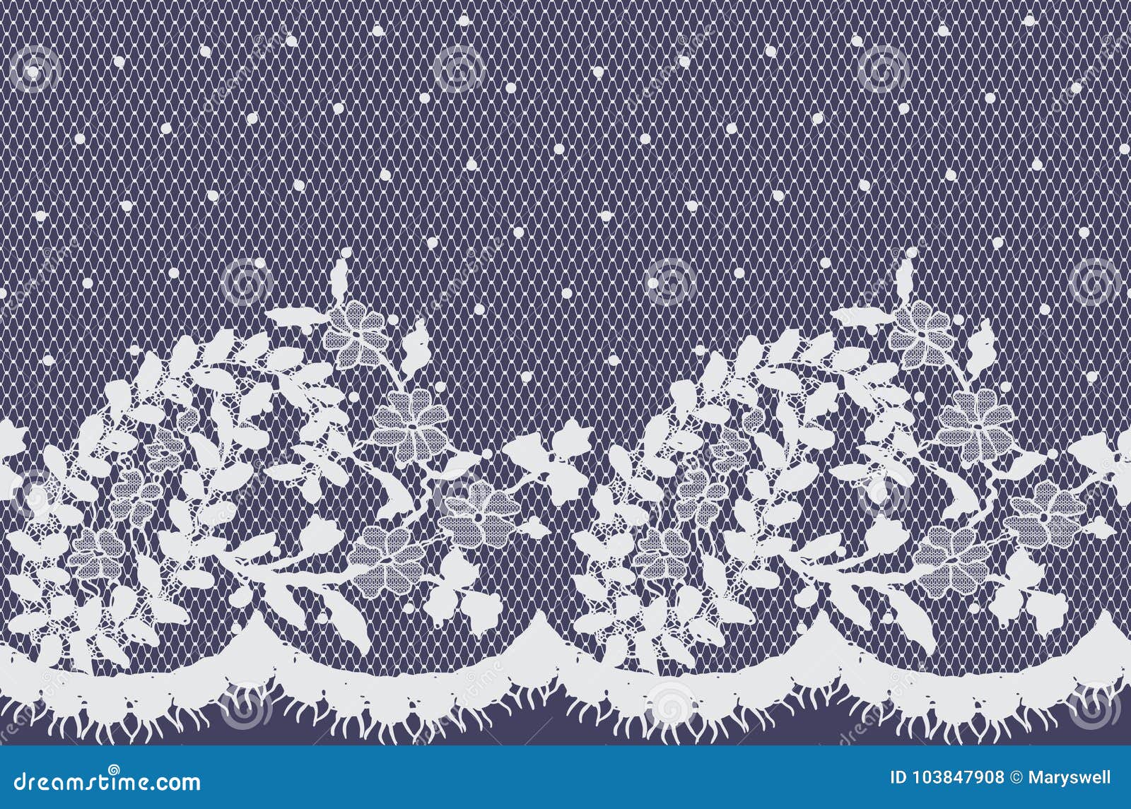 Seamless Vector White Lace Pattern Stock Vector - Illustration of love ...