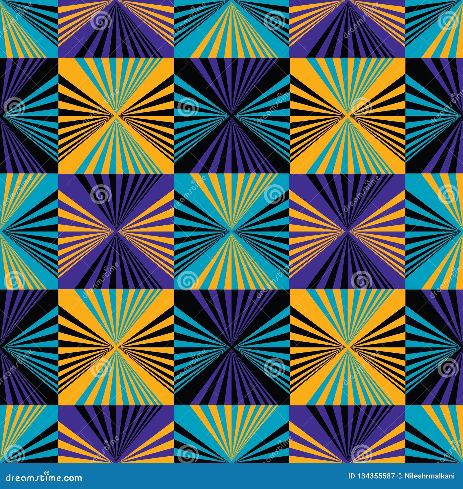 Seamless Vector Diamond Shape Pattern Stock Vector - Illustration of ...