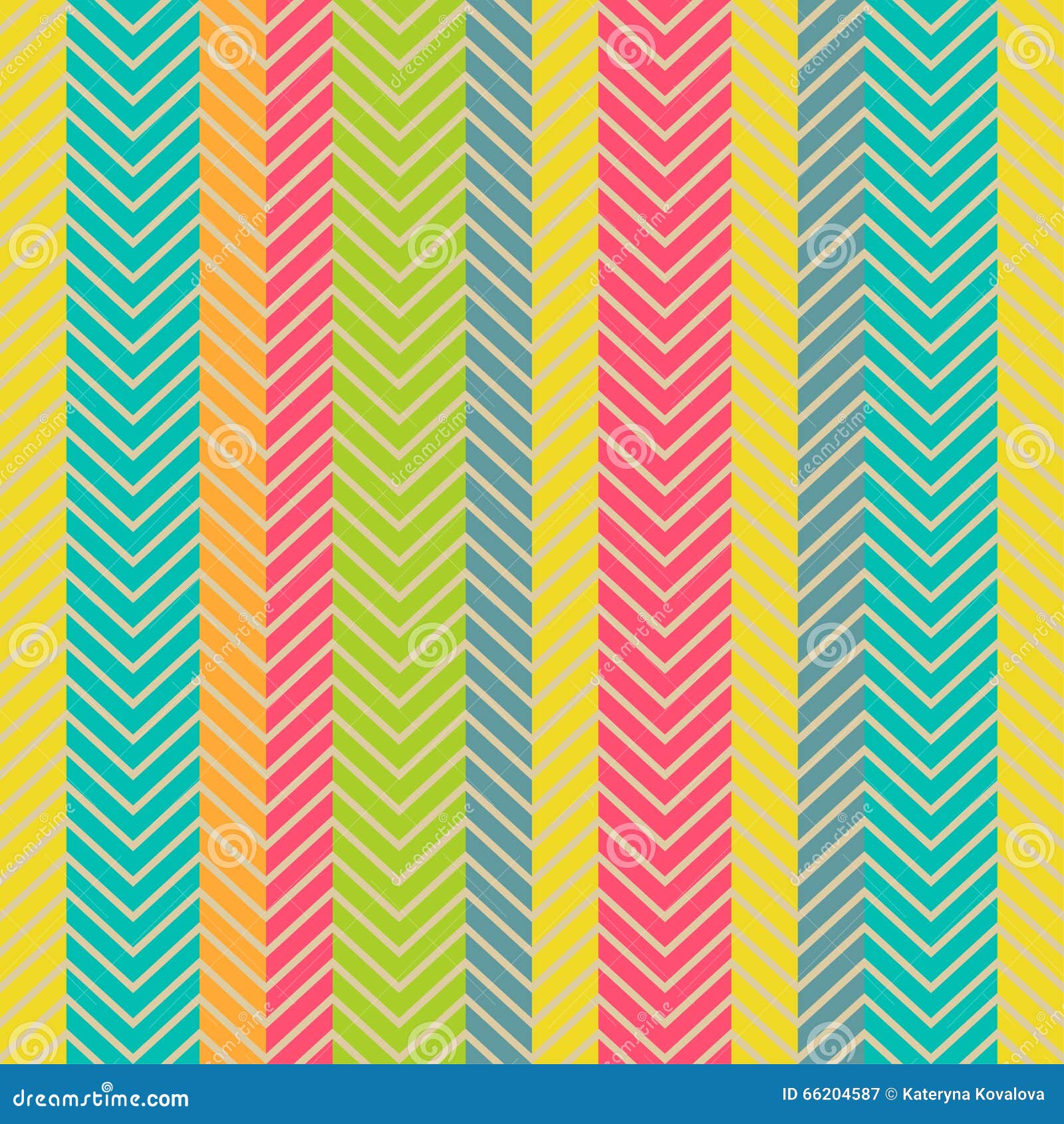 Seamless Vector Geometric Pattern with Stripes Stock Vector ...