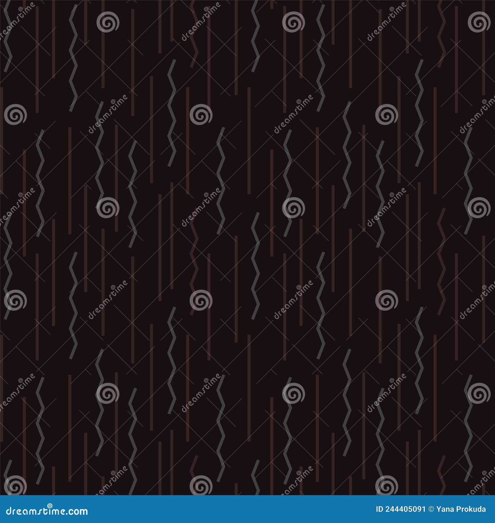 Seamless Vector Geometry Pattern with Straight Lines and Curved Lines ...