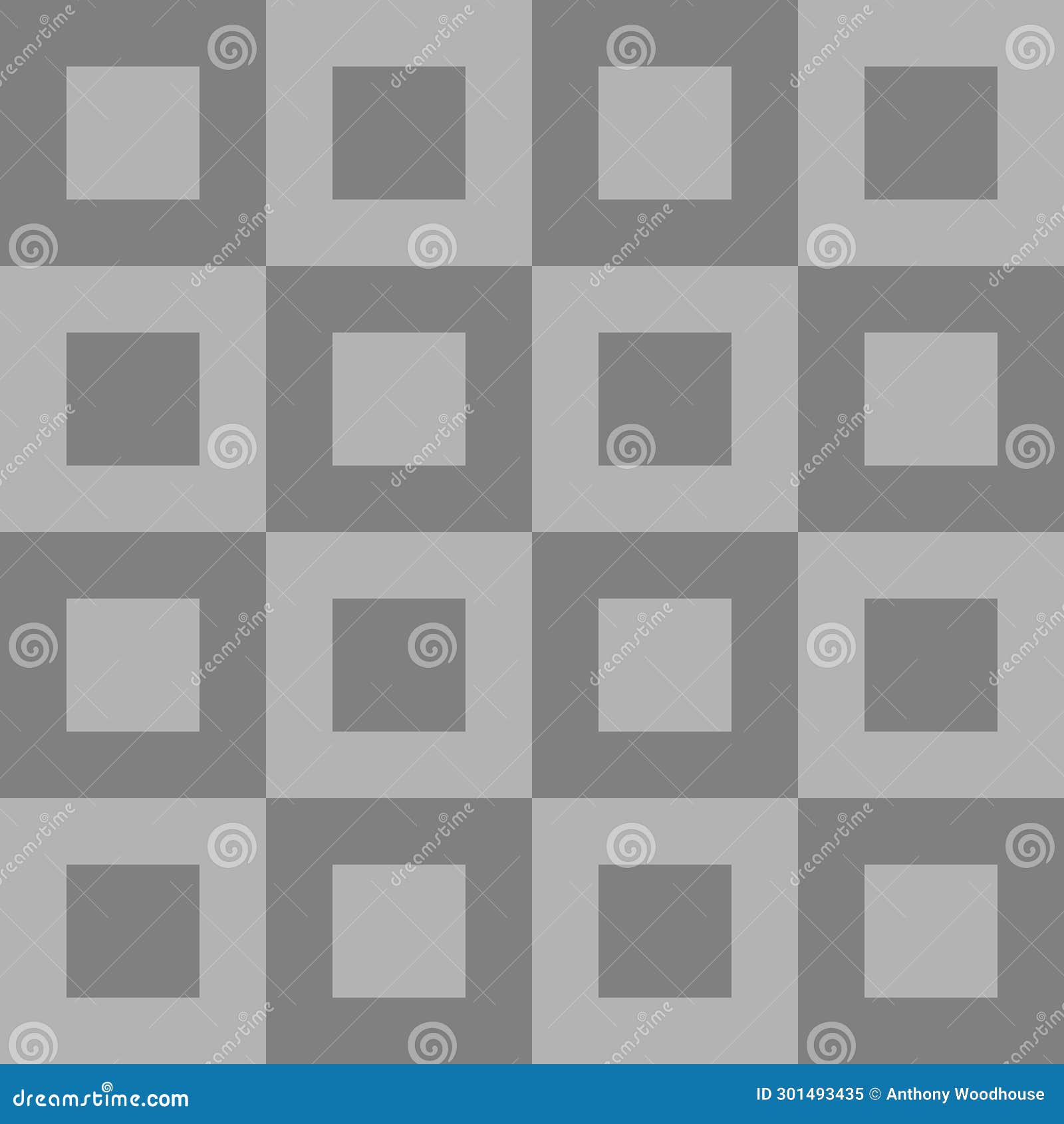 Seamless Vector Graphic of Squares in Two Shades of Grey Forming a ...