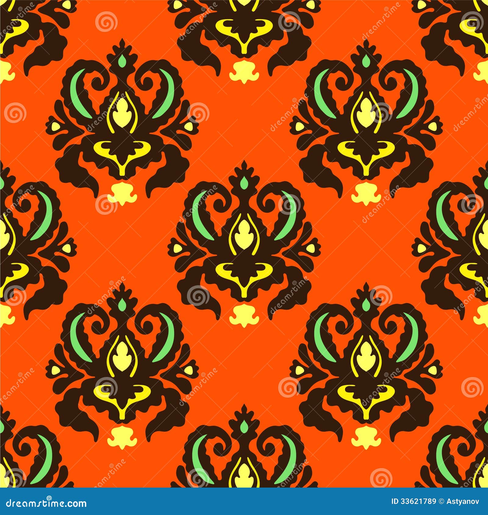 Seamless Vector Heraldry Pattern Stock Illustration - Illustration of ...