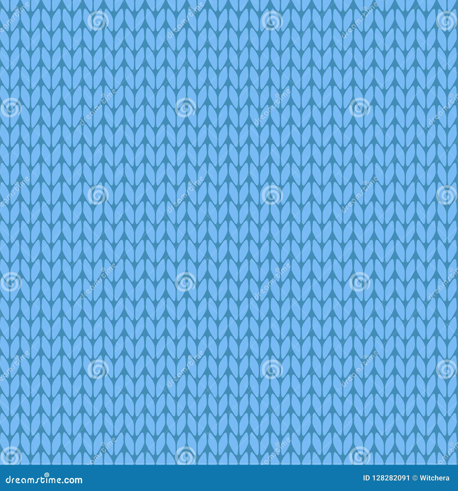 Seamless Vector Knitting Pattern Stock Vector - Illustration of repeat ...