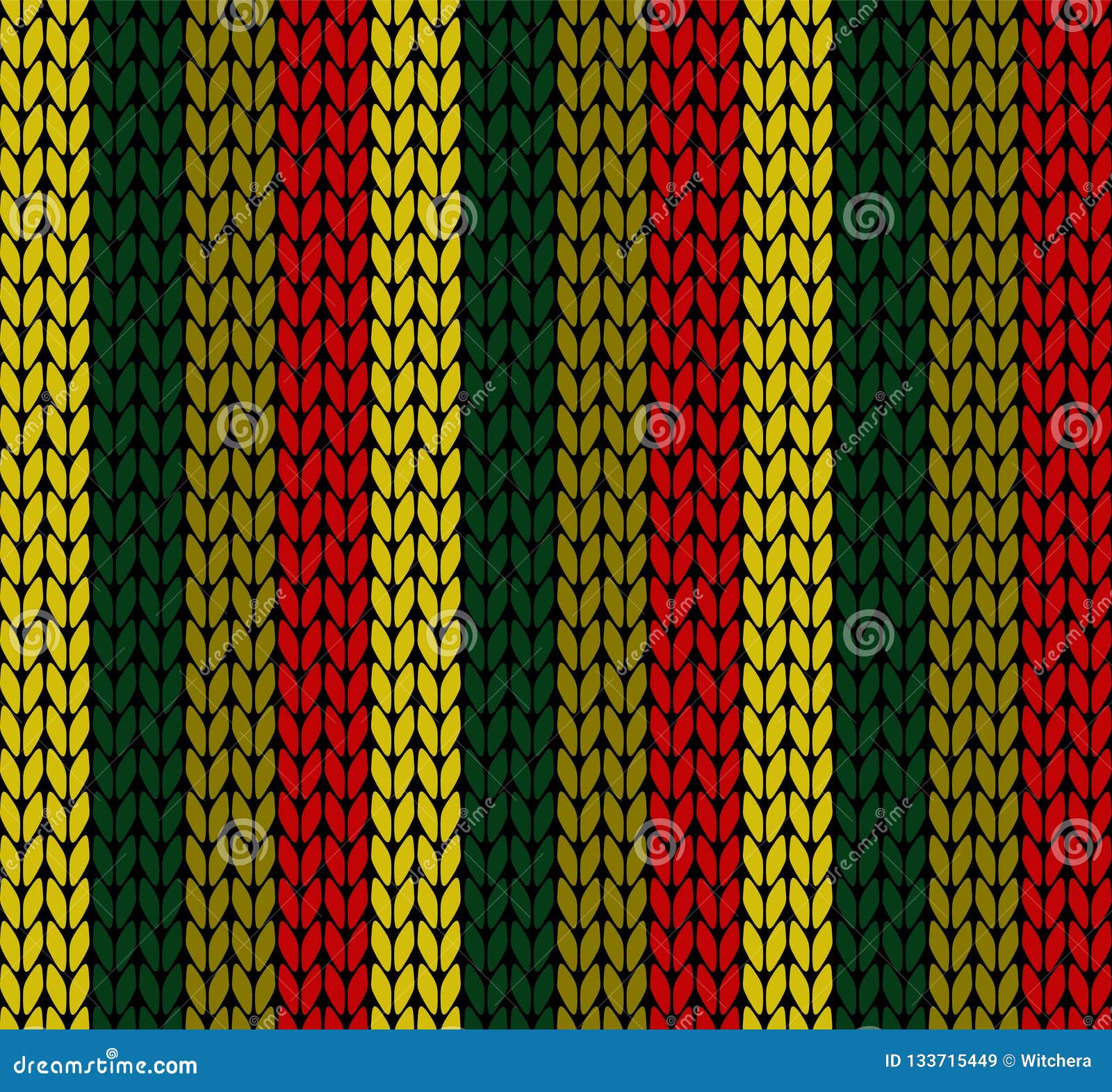 Seamless Vector Knitting Pattern Stock Vector - Illustration of ...