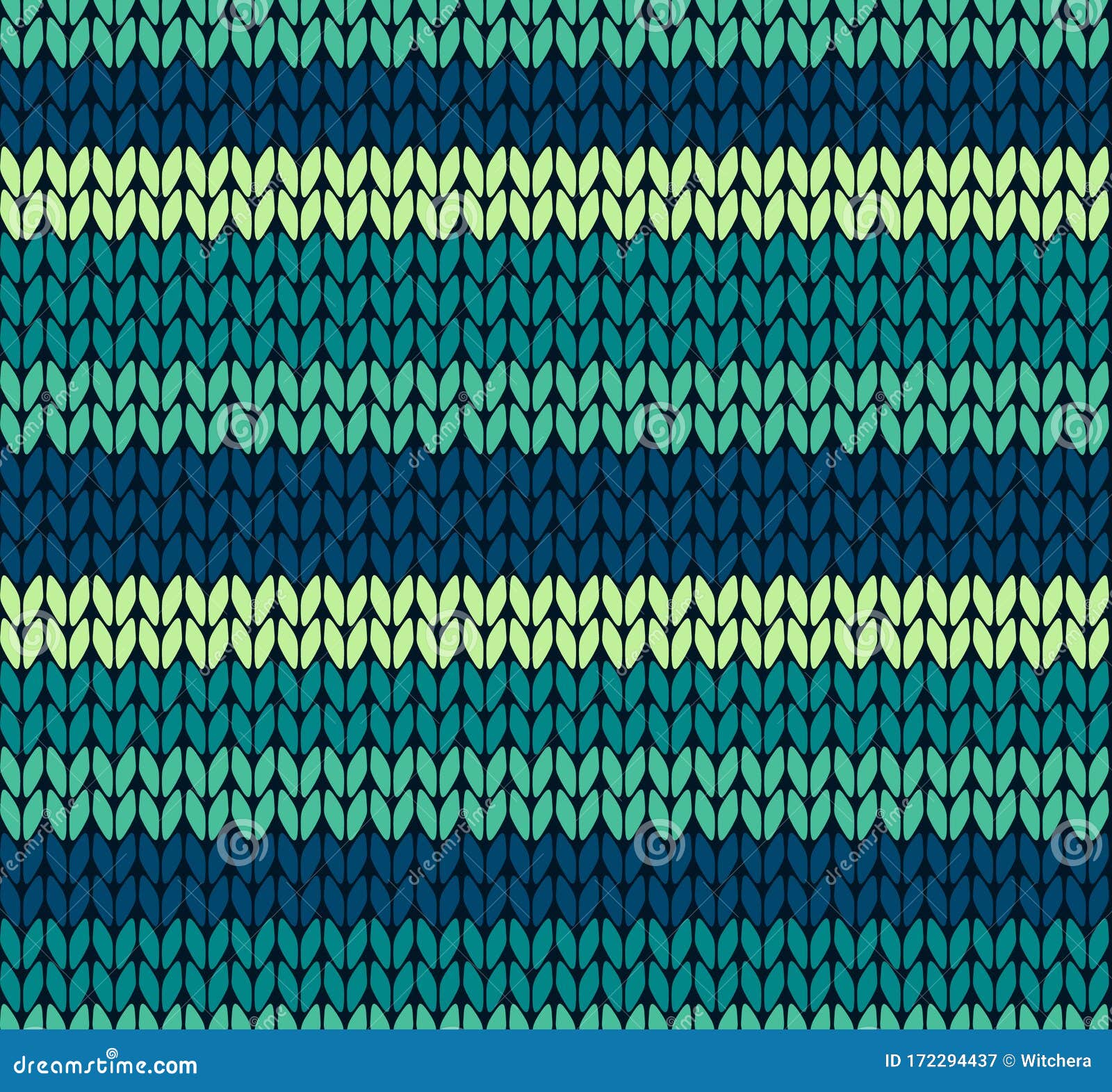 Seamless Vector Knitting Pattern Stock Vector - Illustration of crochet ...