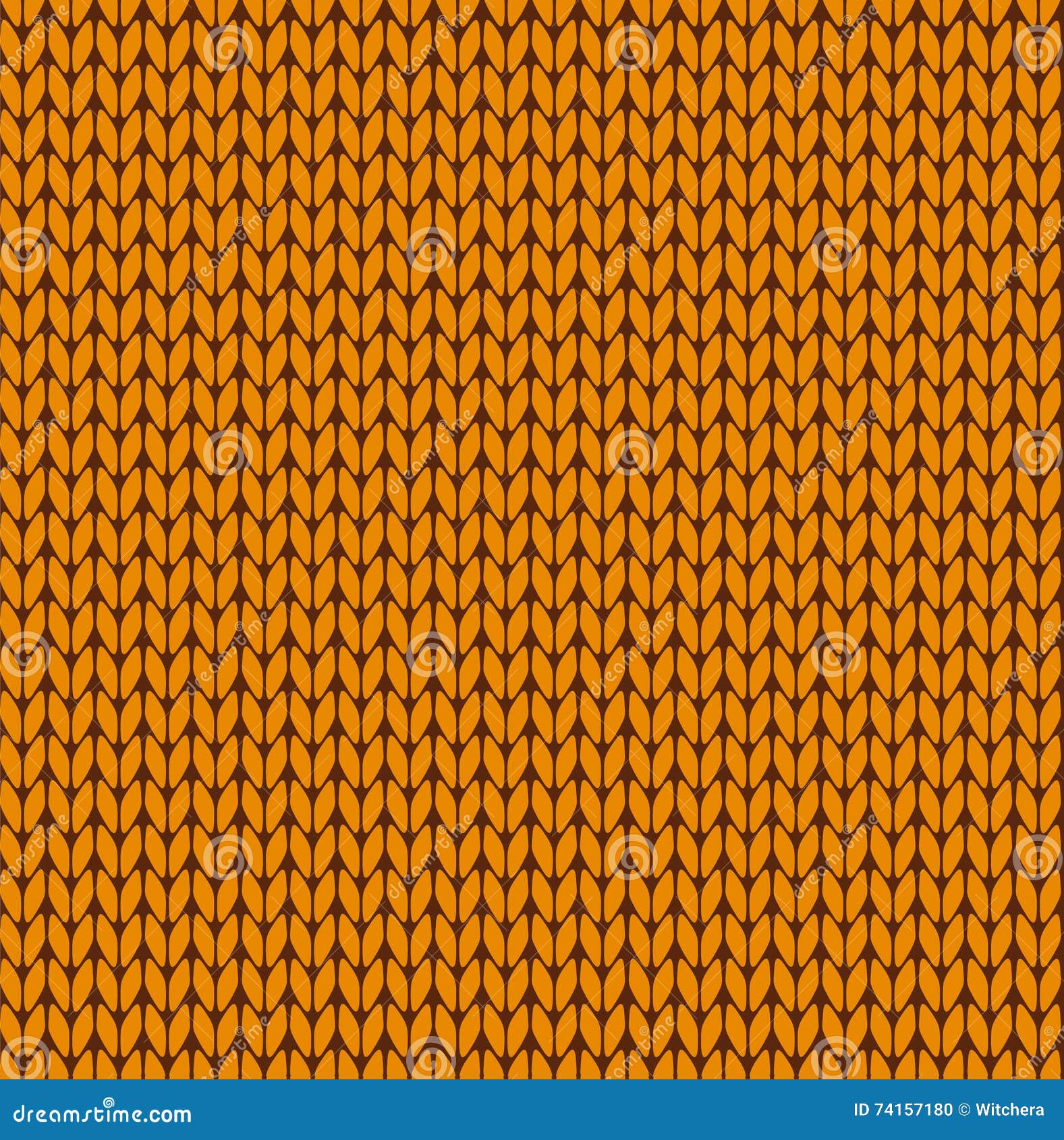 Seamless Vector Knitting Pattern Stock Vector - Illustration of fiber ...