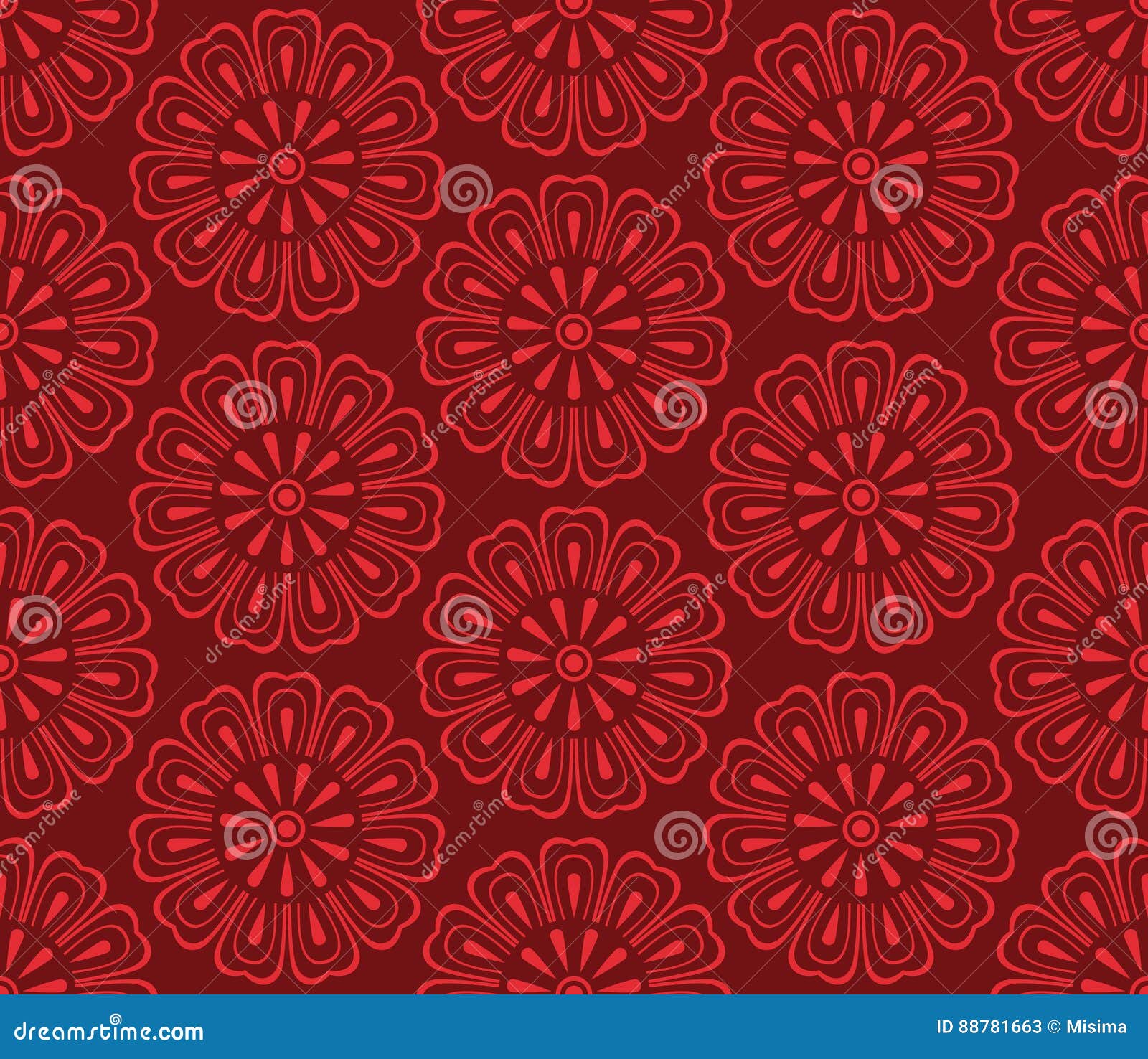 Seamless Vector Korean Pattern Stock Vector - Illustration of elegant ...