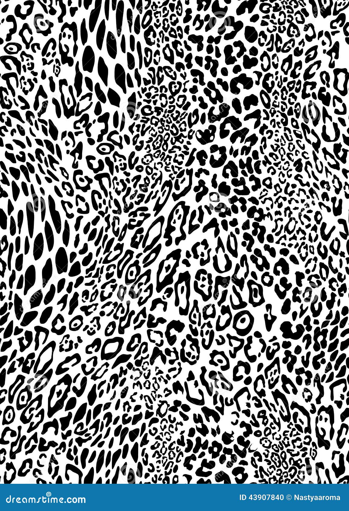 Seamless Vector Leopard Pattern Stock Vector - Illustration of element ...