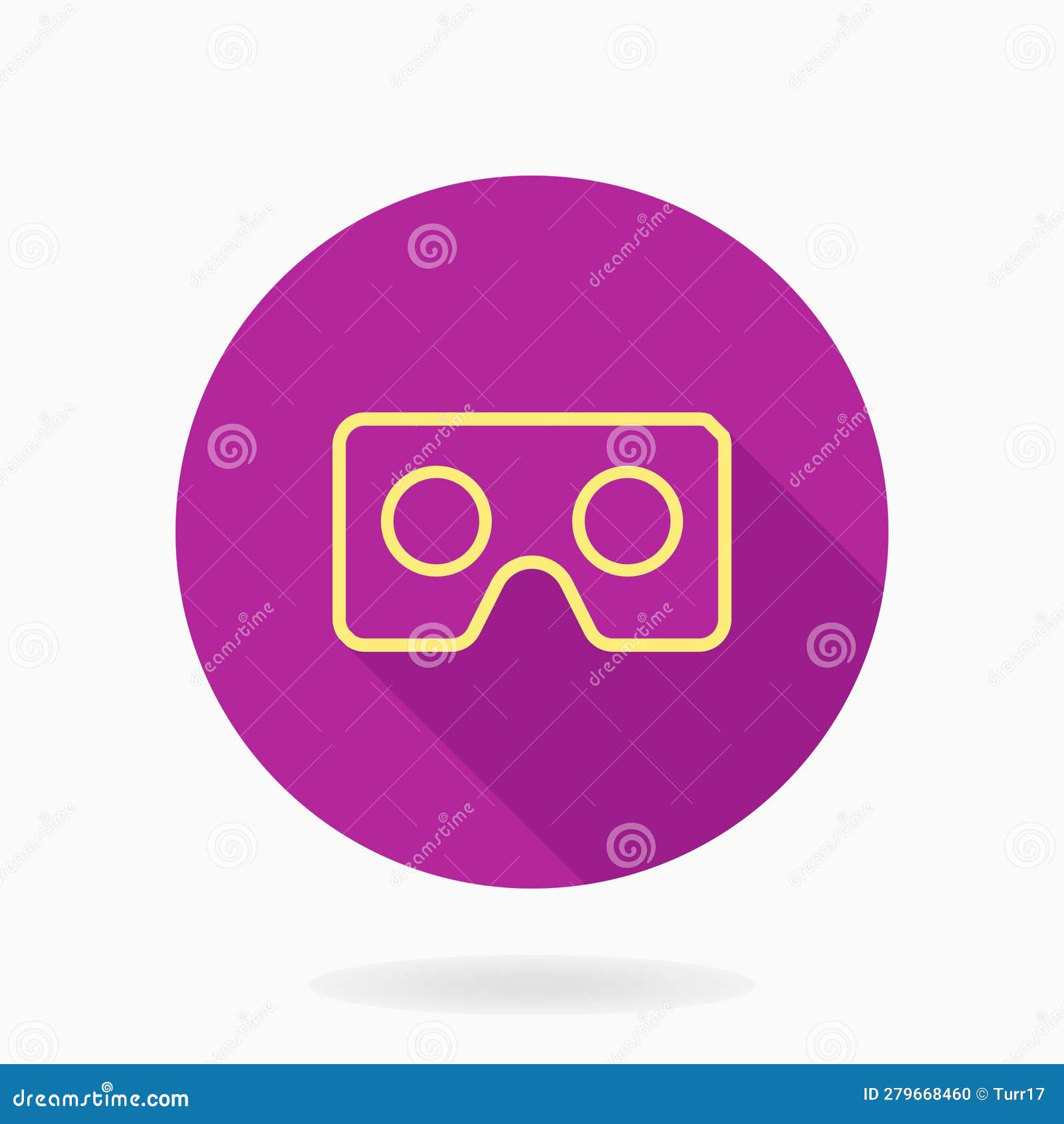 Seamless Vector Modern Pattern with VR Logos Stock Illustration ...