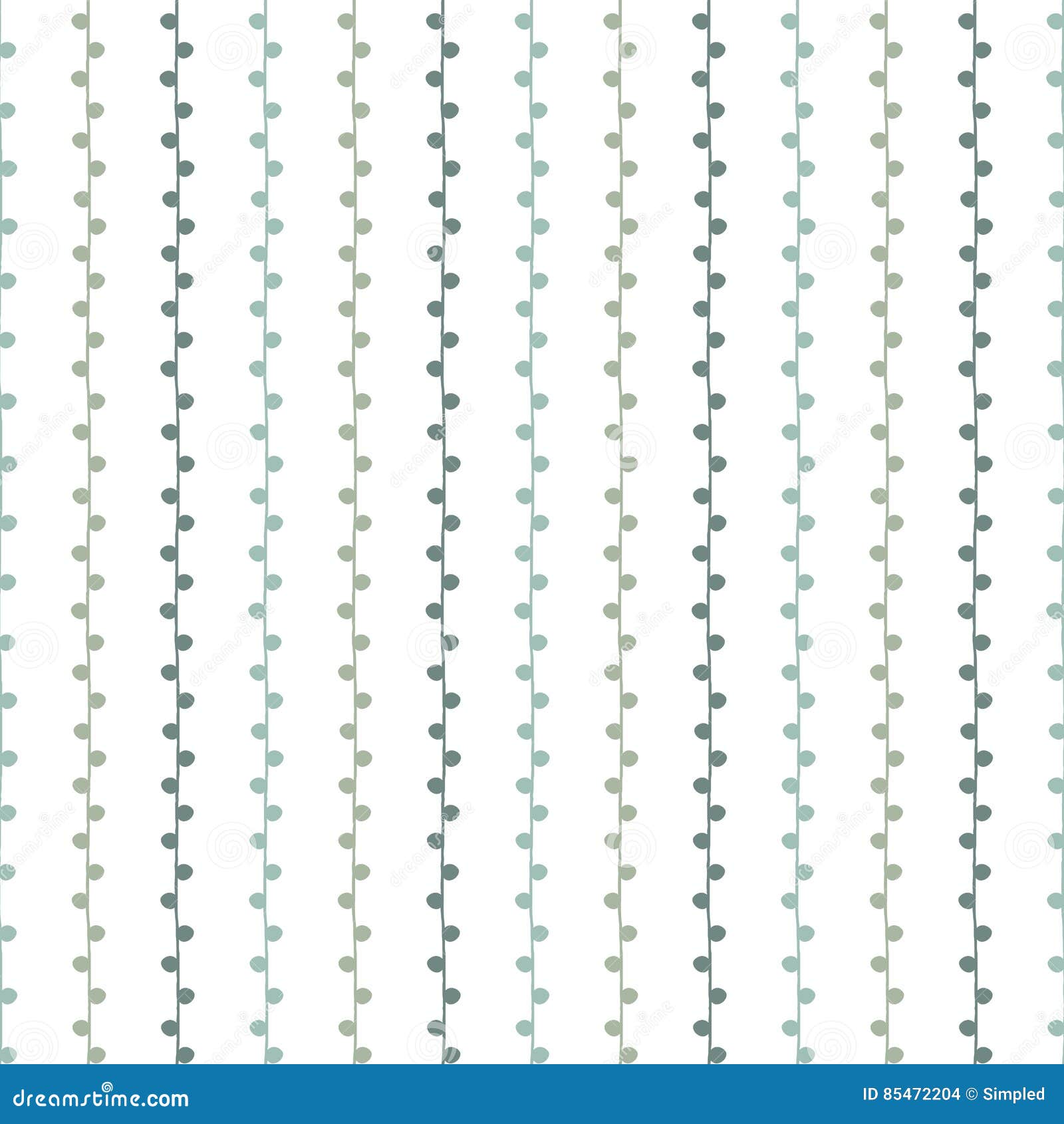 Seamless Vector Nature Pattern. Green Vertical Twigs on White ...