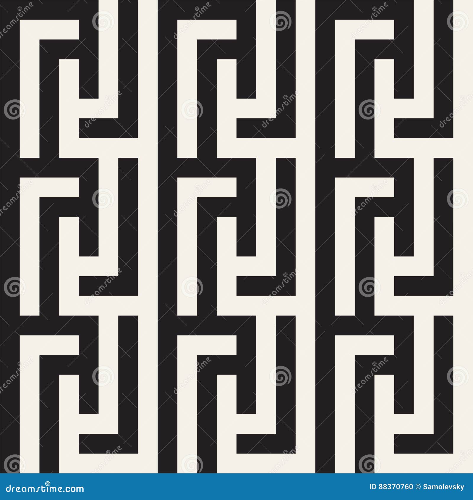 Seamless Vector Pattern. Abstract Geometric Background. Elegant Stripes ...