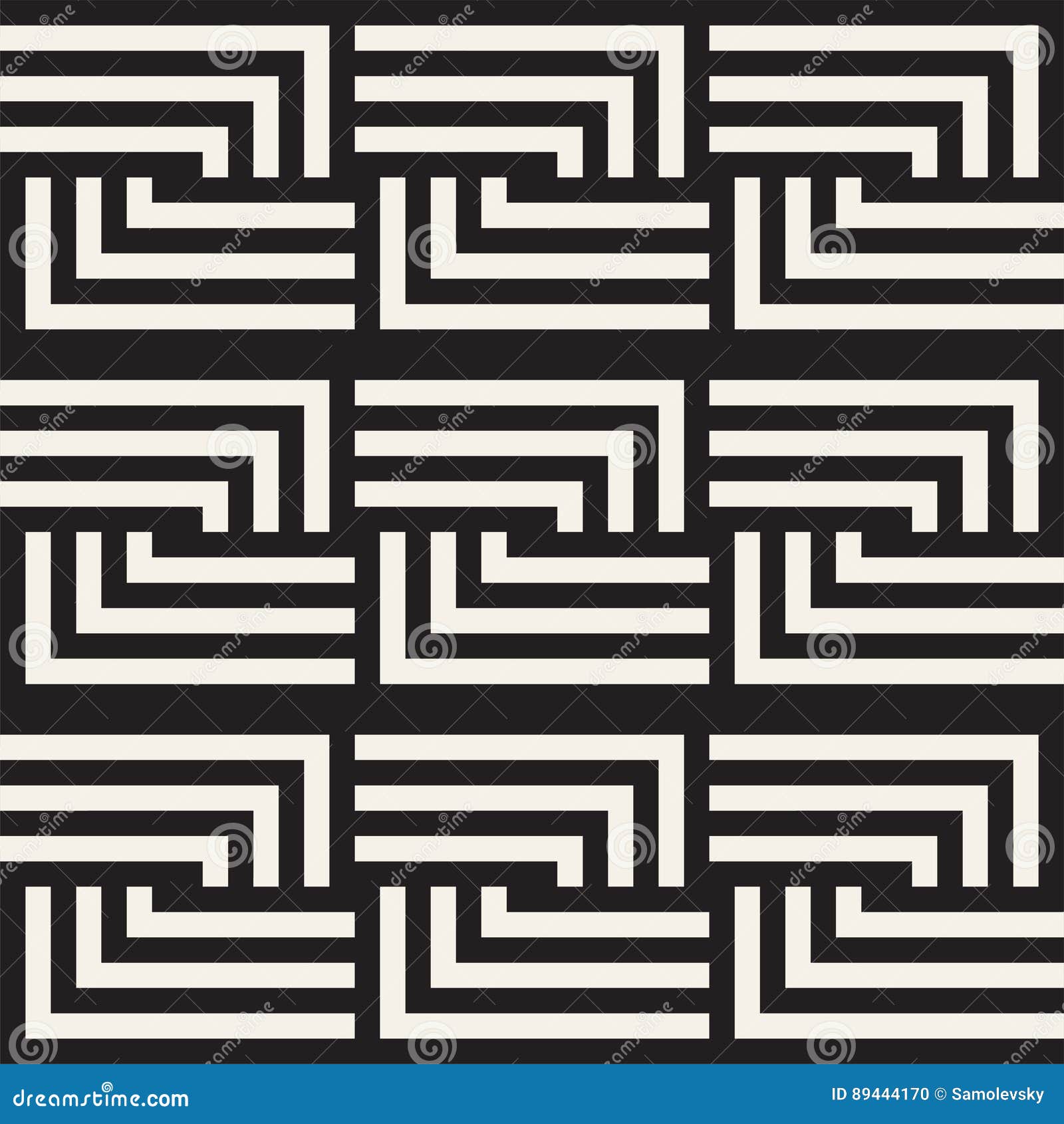 Seamless Vector Pattern. Abstract Geometric Background. Linear Grid ...