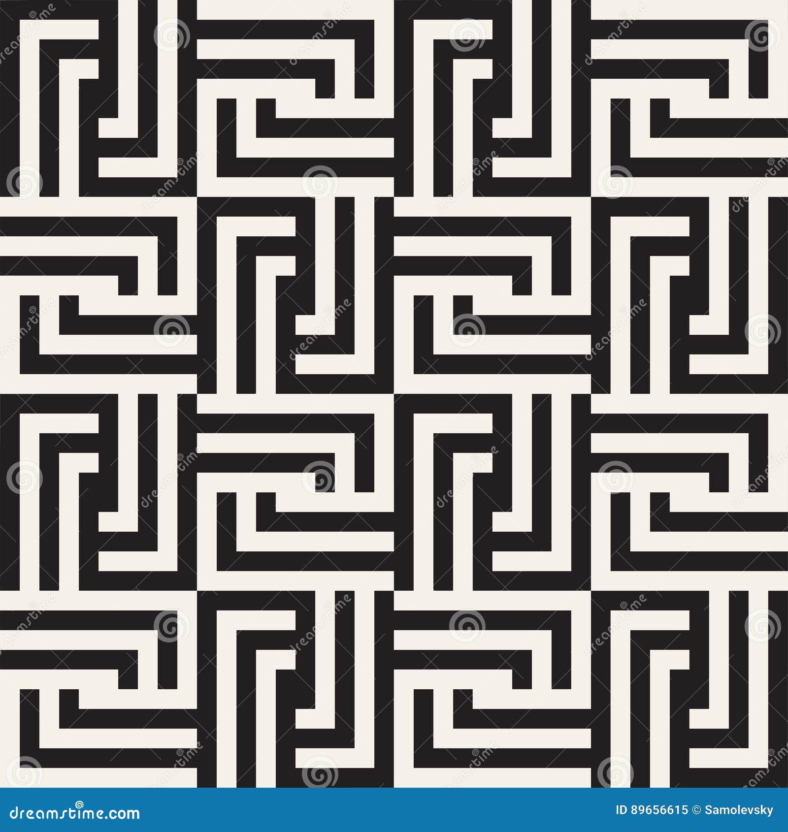 Seamless Vector Pattern. Abstract Geometric Background. Linear Grid ...