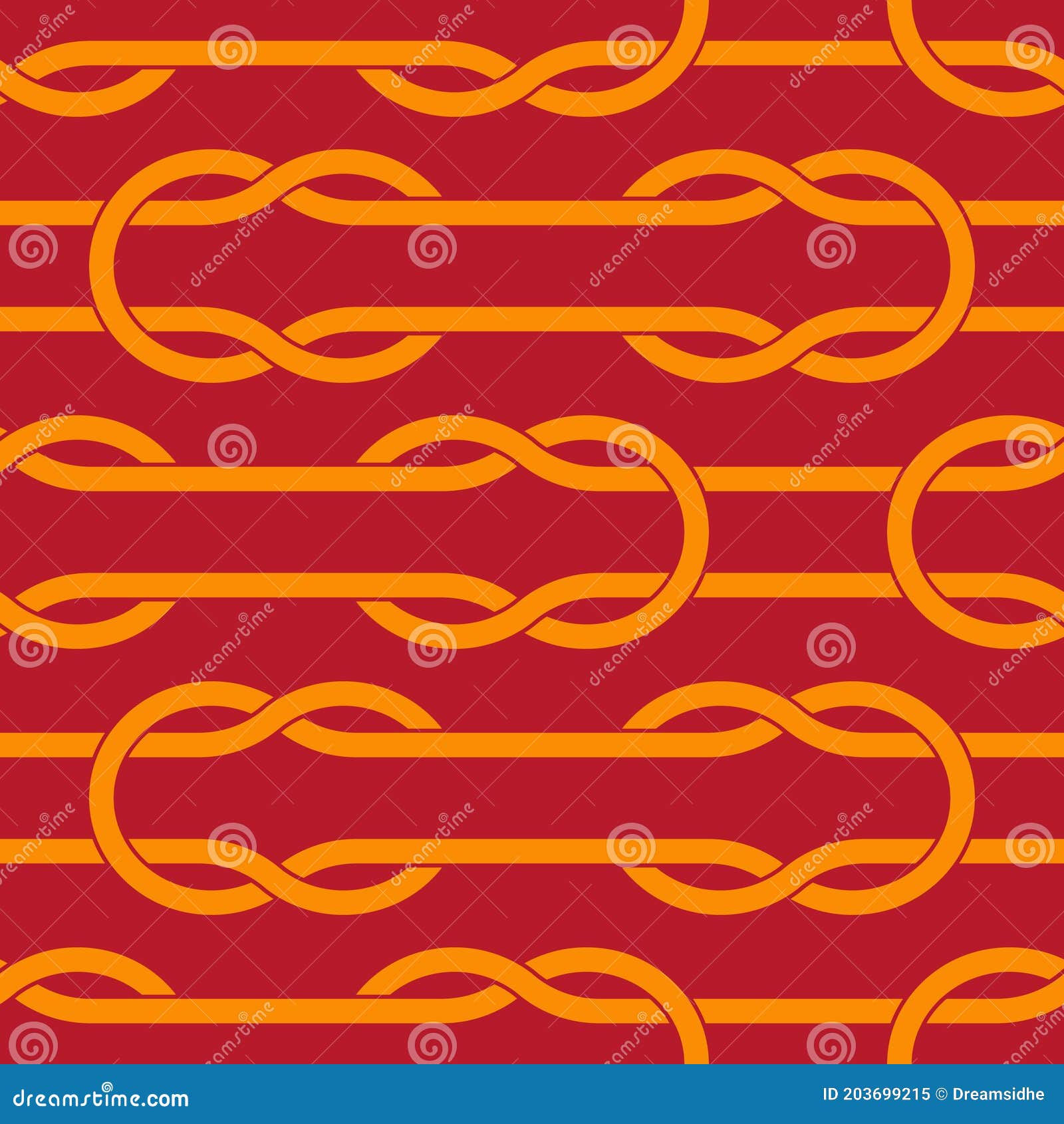 Seamless Vector Pattern with Ancient Symbol Hercules Knot Stock Vector ...