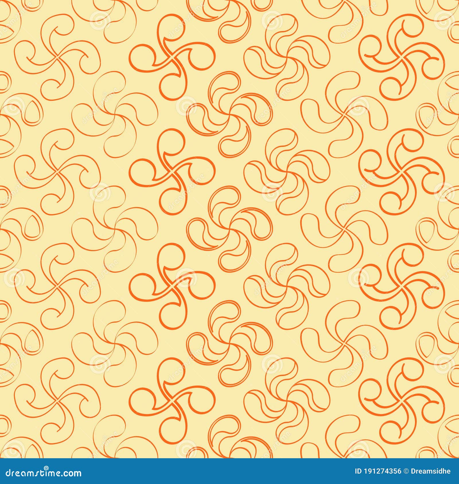 Seamless Vector Pattern with Basque Cross Lauburu Stock Vector ...
