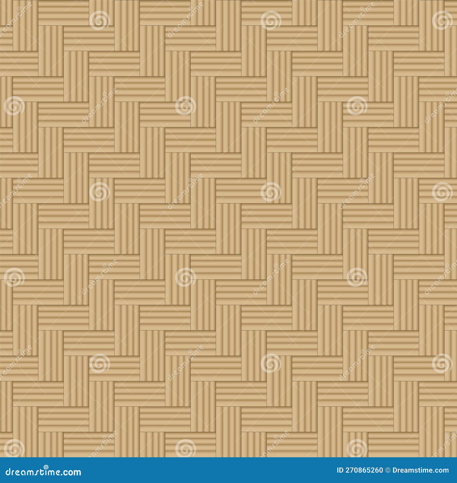Seamless Vector Pattern of Beige Woven Bamboo. Wallpaper and Background ...
