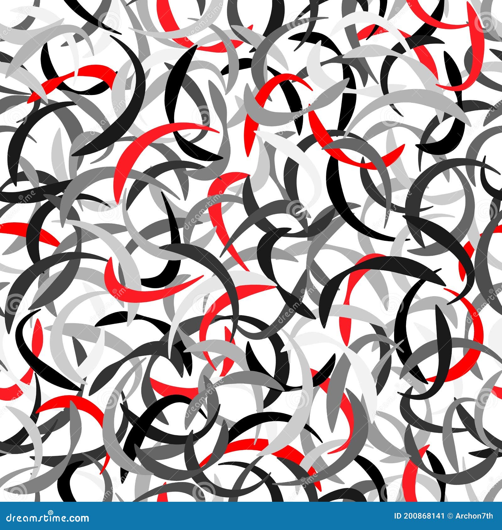 Seamless Vector Pattern with Brushed Thin Lines in Random Direction ...
