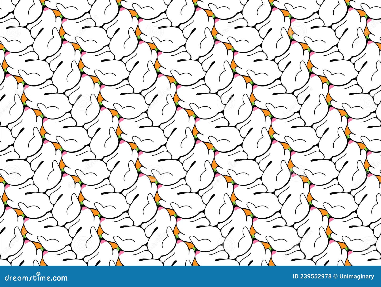 Seamless Escher Pattern Cartoon Vector | CartoonDealer.com #30069493
