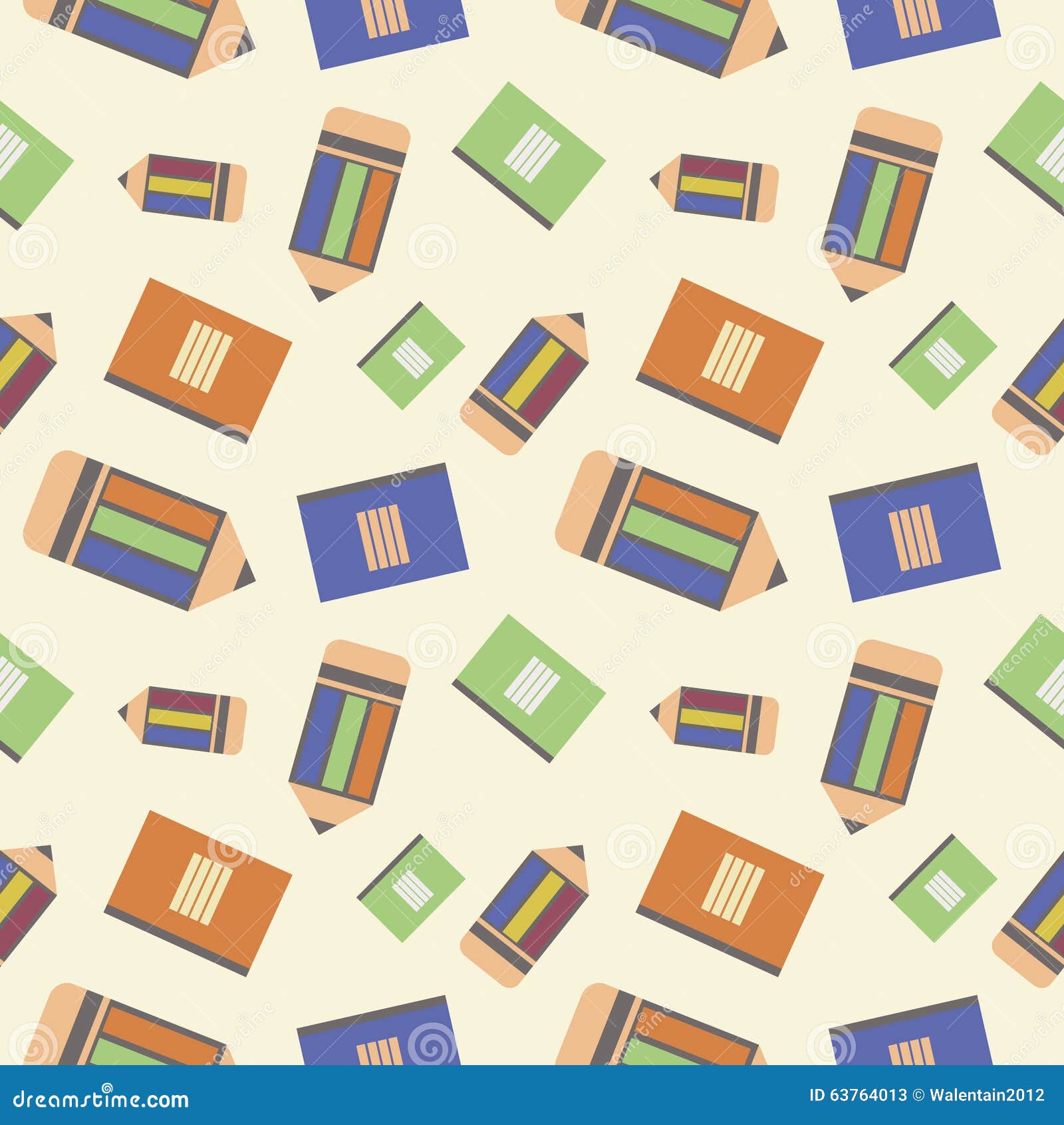 Seamless Vector Pattern, Chaotic Background Stock Vector - Illustration ...