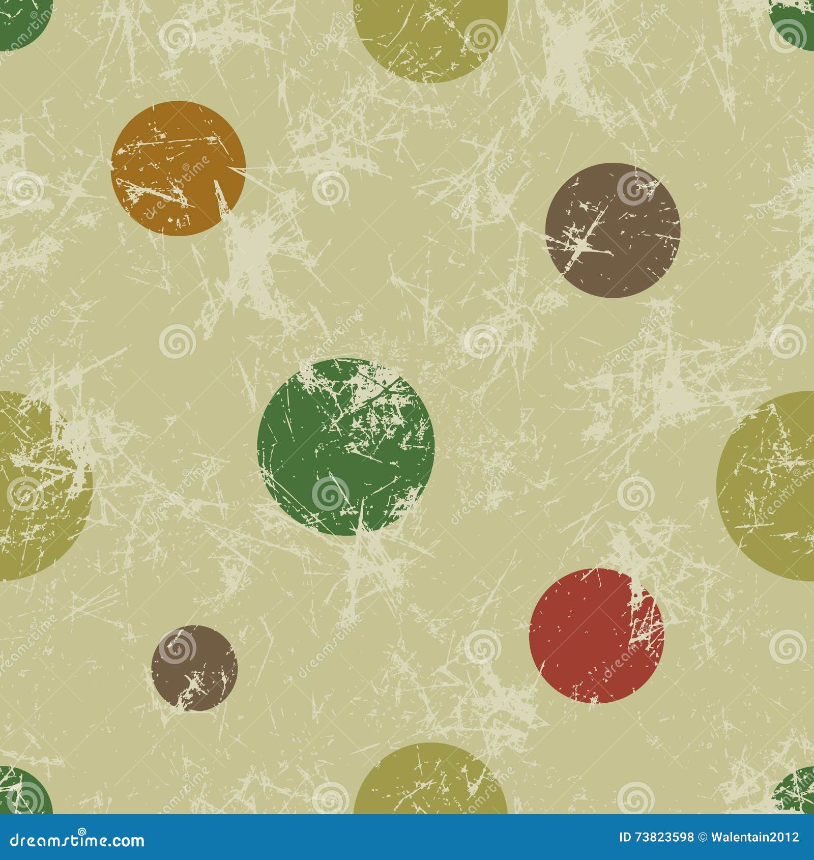 Seamless Vector Pattern. Creative Geometric Brown Pastel Background ...