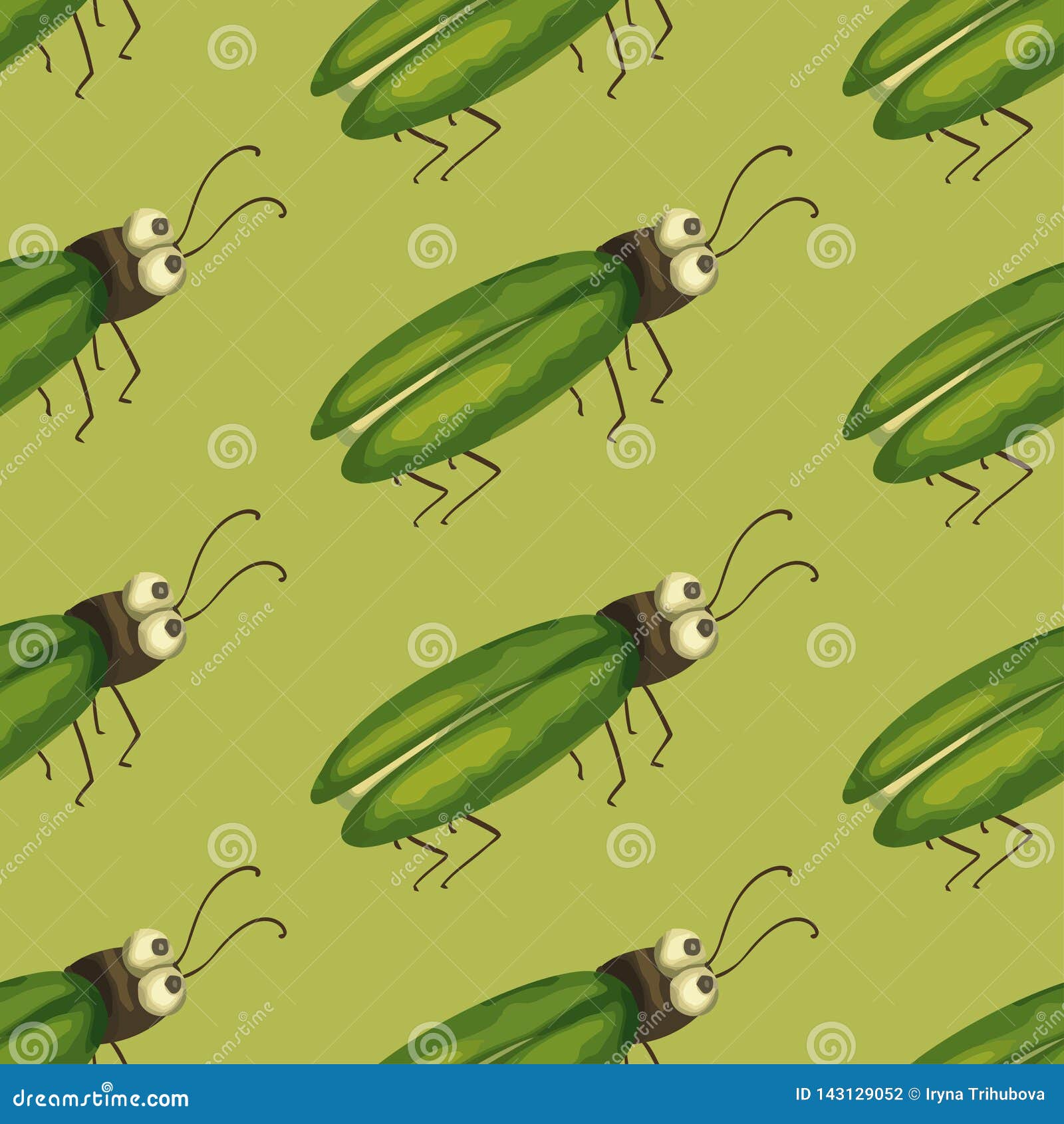 Firefly Insect Cartoon Illustration Isolated On White Background ...