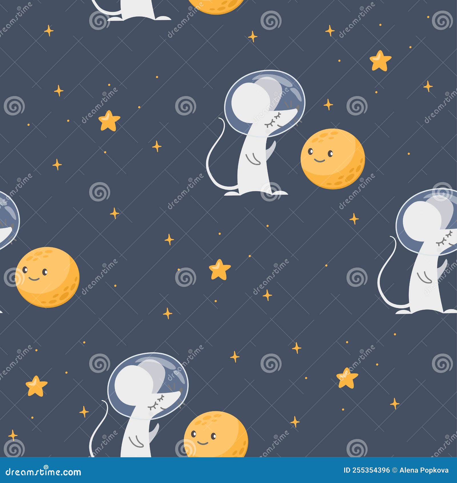 Seamless vector pattern stock vector. Illustration of children - 255354396