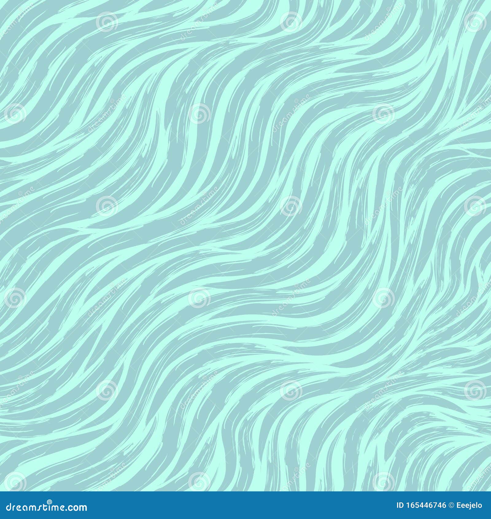 Seamless Vector Pattern of Diagonal Turquoise Stripes on a Blue ...